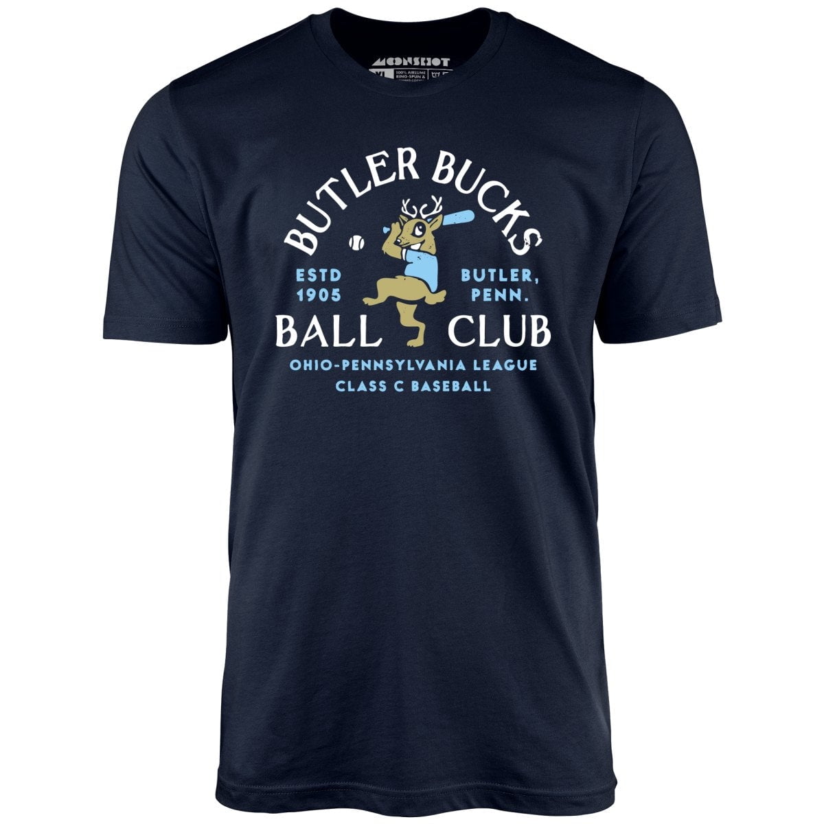 Butler Bucks Pennsylvania Vintage Defunct Baseball Team Tribute T-Shirt ...