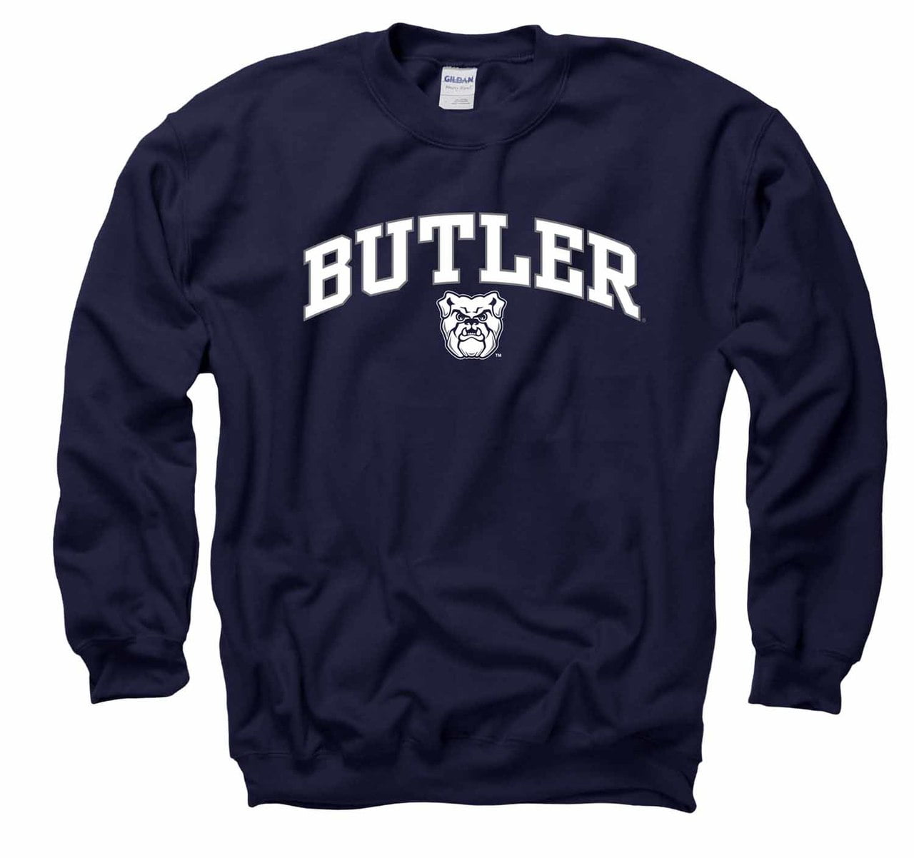 Butler Bulldogs Arch & Logo Gameday Crewneck Sweatshirt - Navy ...