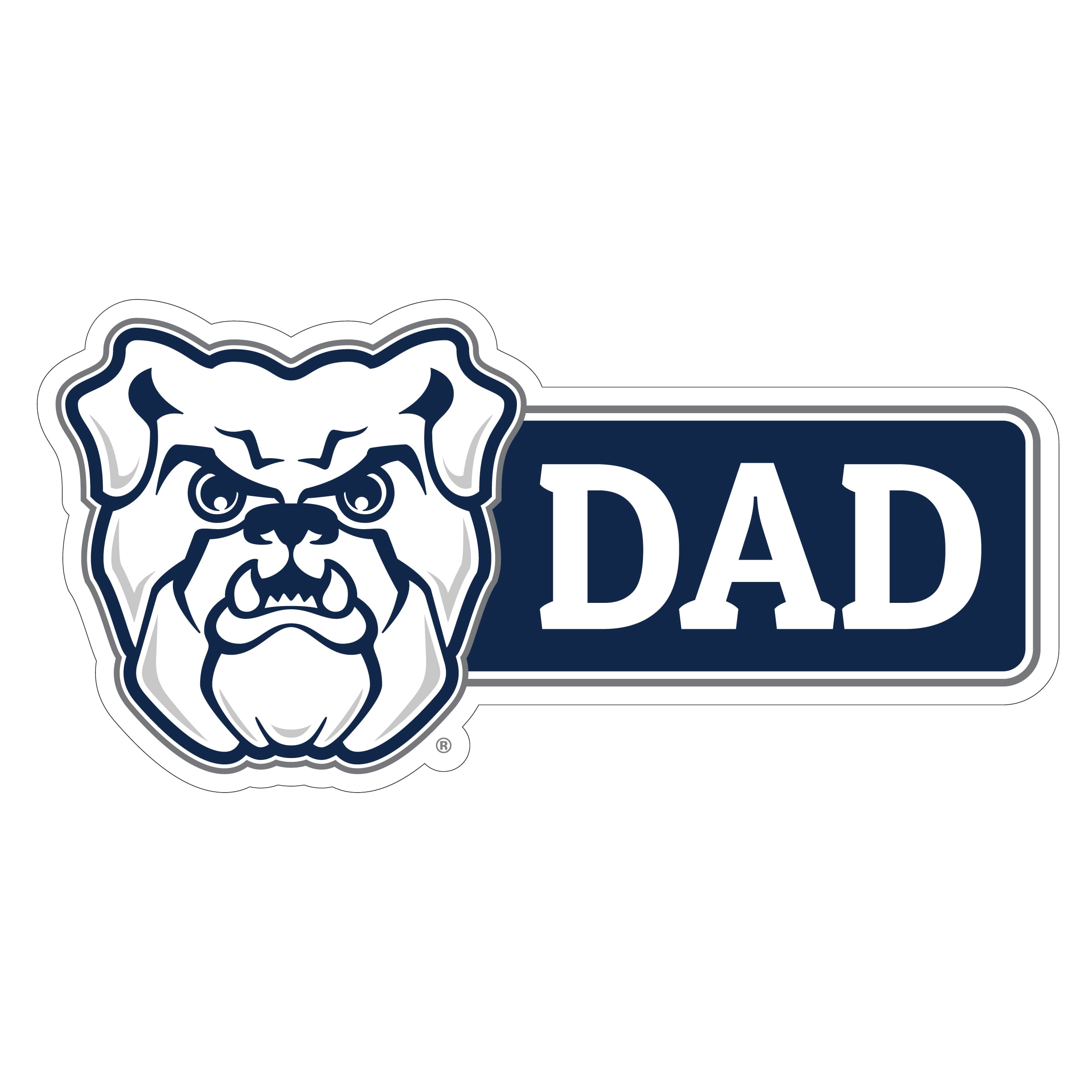 Butler Bulldogs Proud Dad Die Cut Decal Officially Licensed Collegiate ...