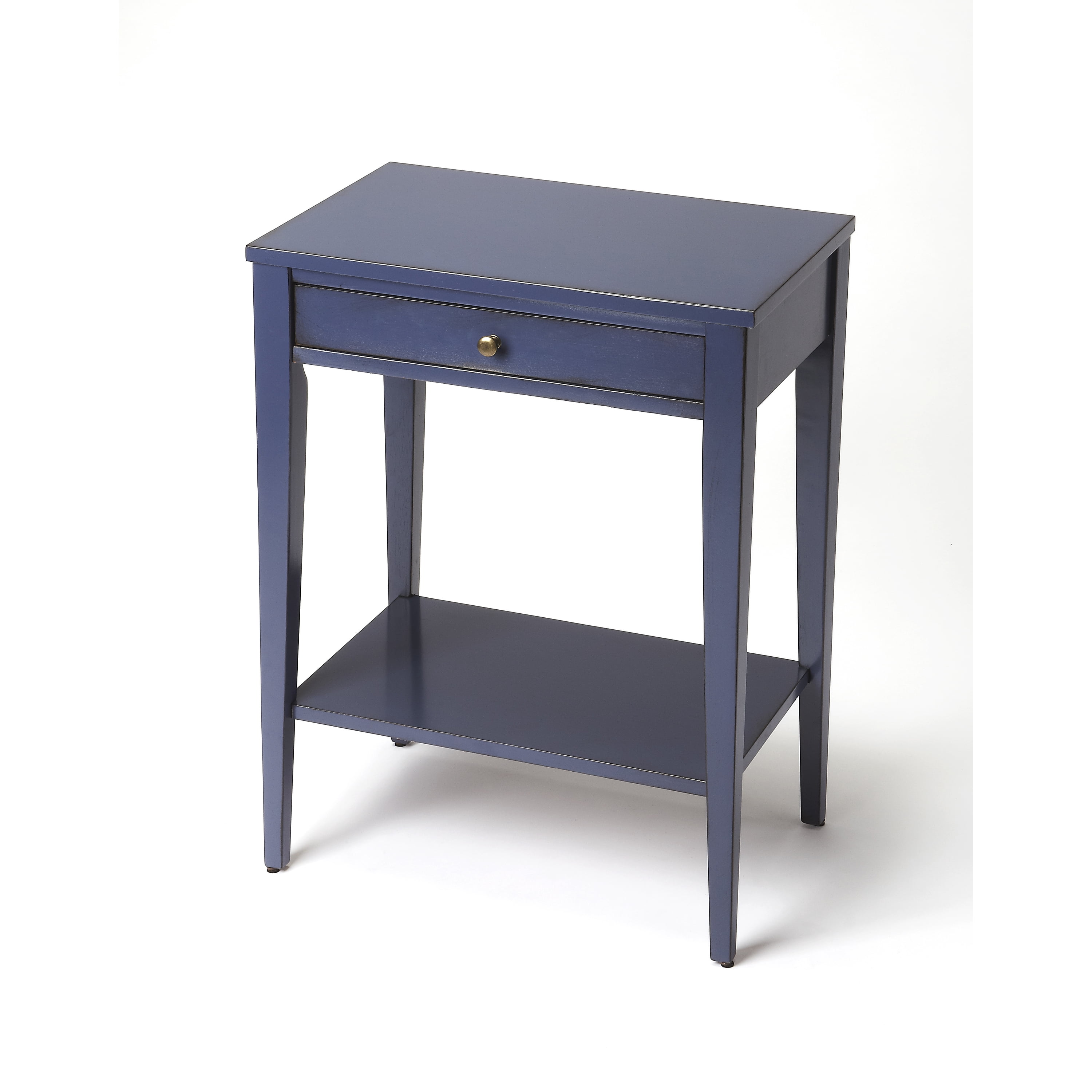 Cobble Hill Navy Blue Console Table, Blue - Walmart.com