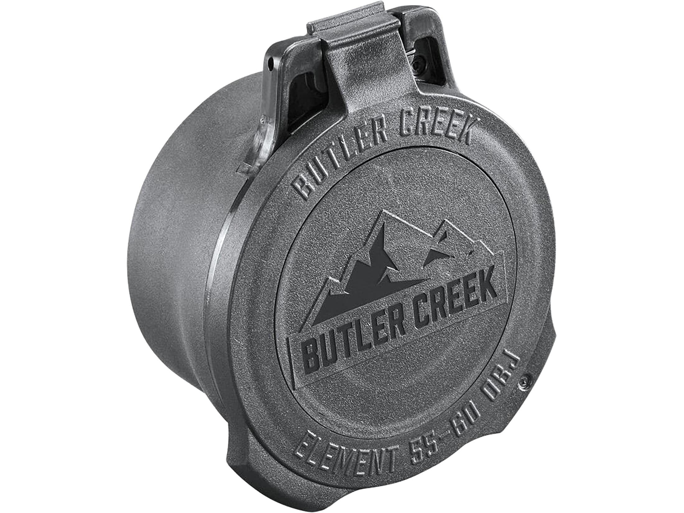 Butler Creek Element Scope Cap Objective 55-60mm, Black Riflescope Cap ...