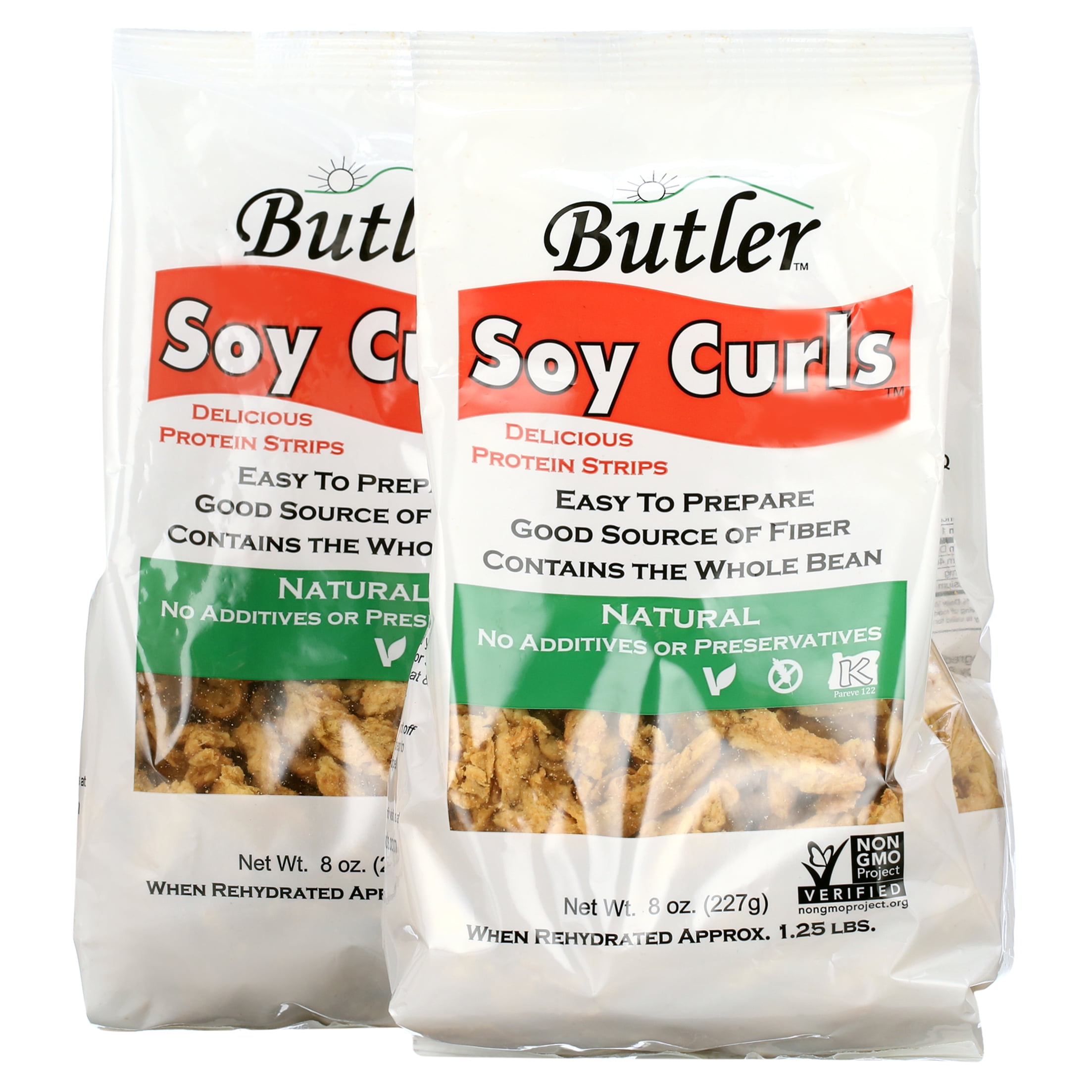 Butler Foods, Soy Curls, 8-Ounce Pack of 2 - Walmart.com