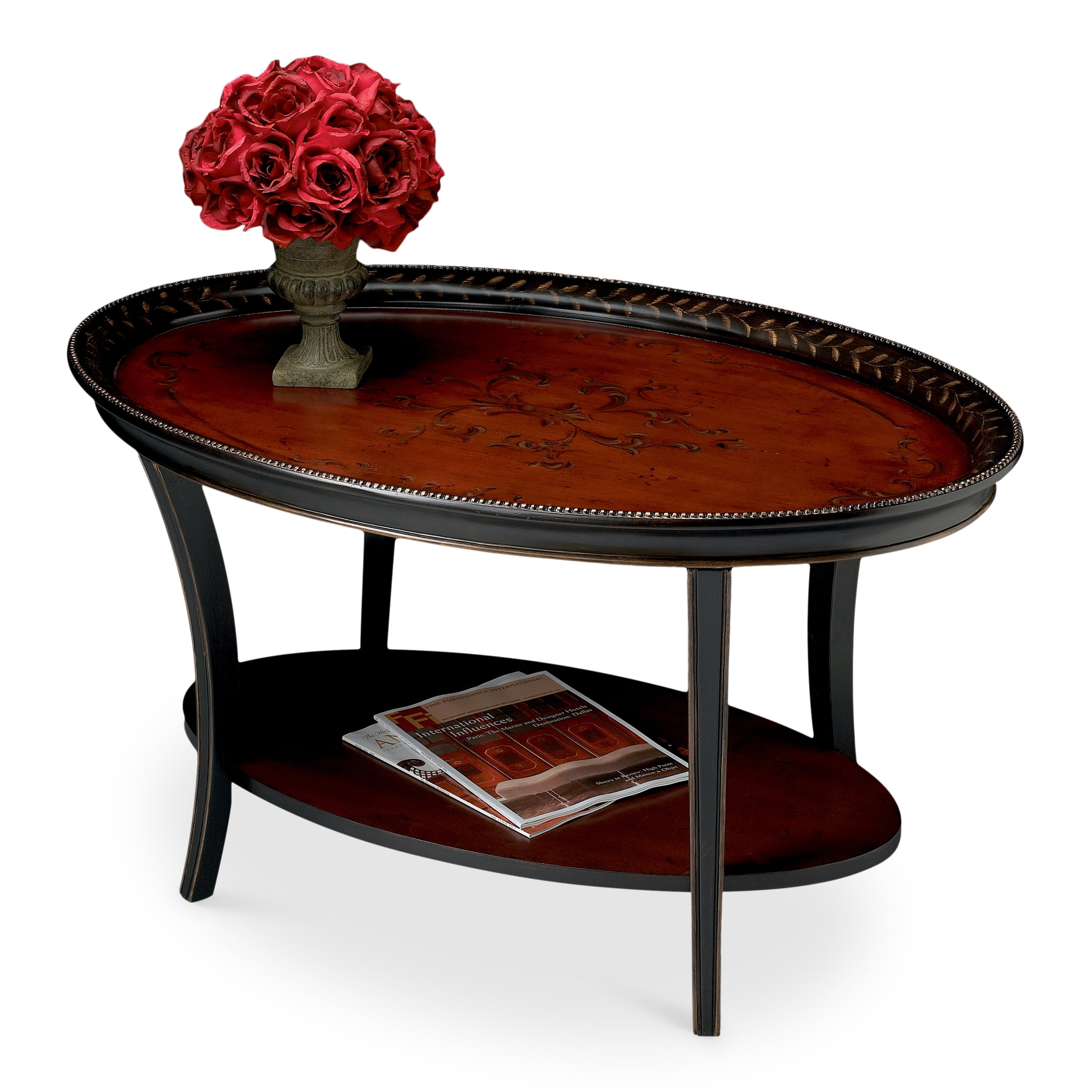 Butler Hamlet Red & Black Painted Coffee Table - Walmart.com
