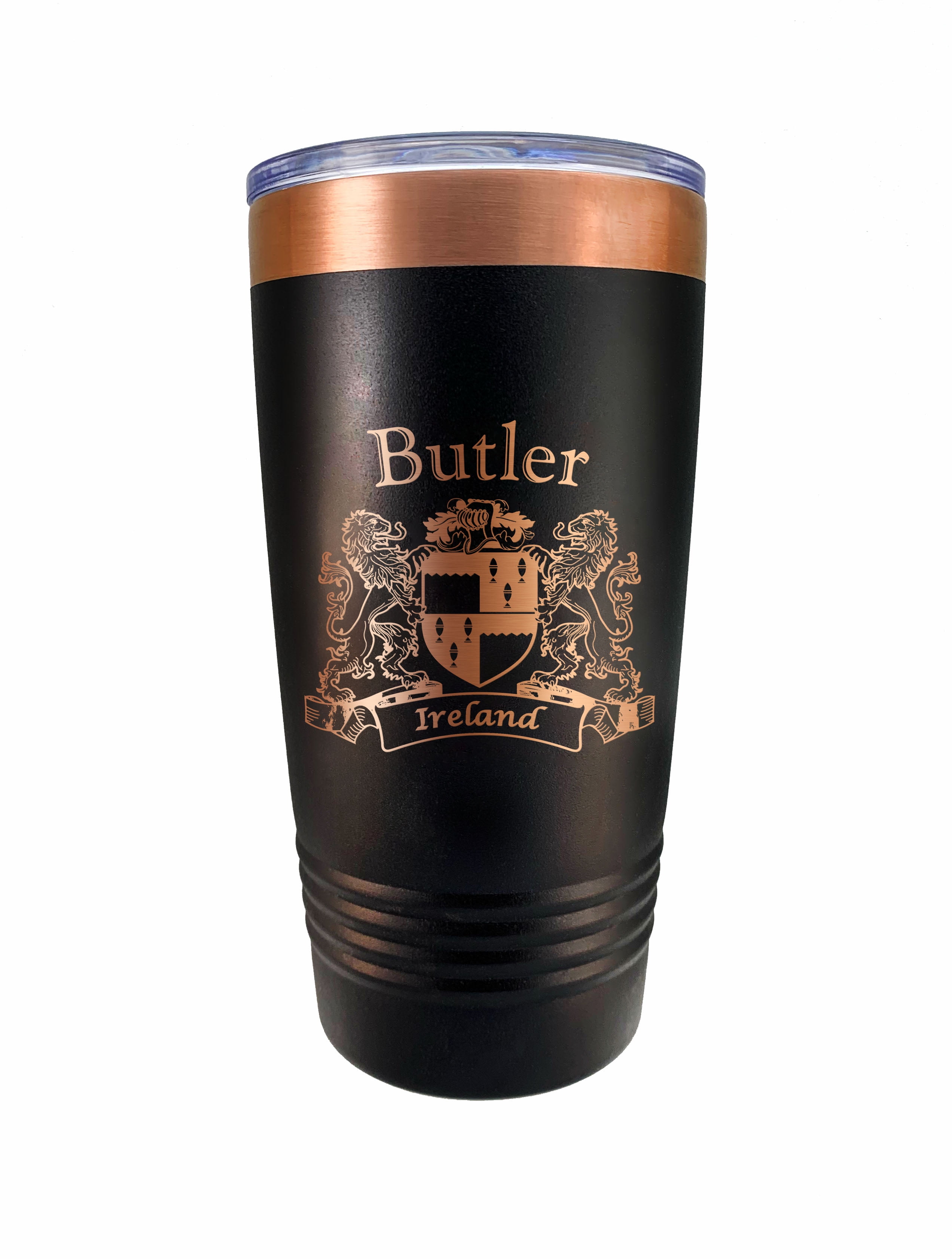 Butler Irish Coat of Arms Black Travel Mug - Walmart.com