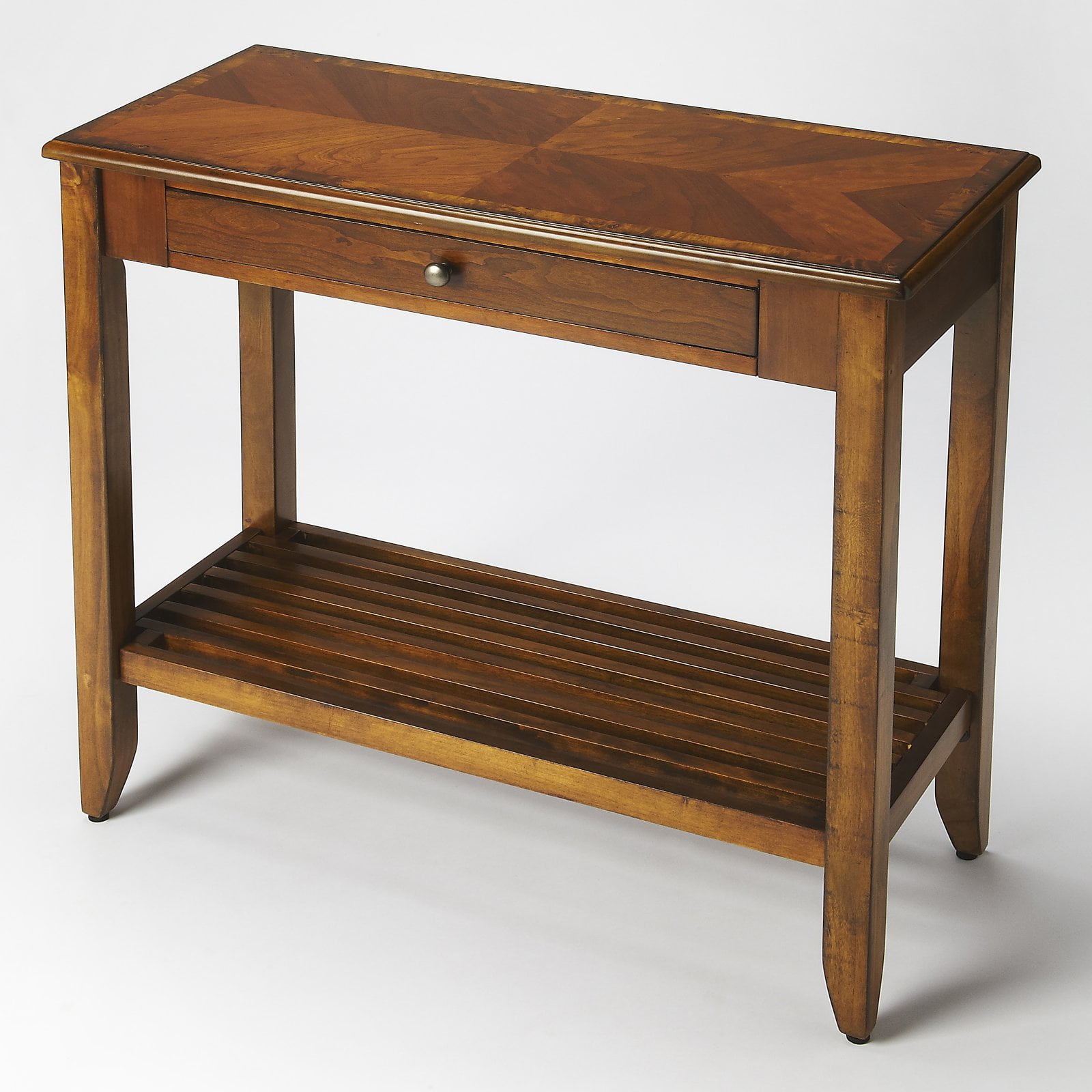 Butler Irvine Olive Ash Burl Console Table - Walmart.com