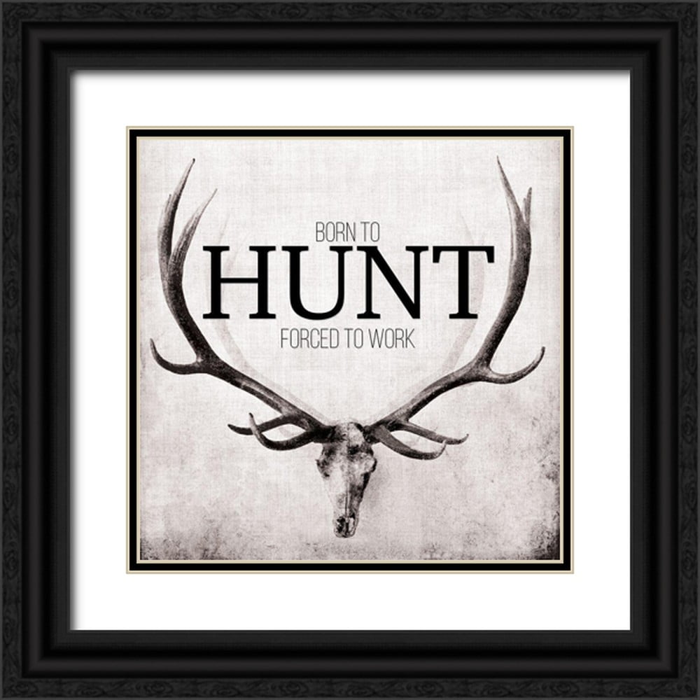 Butler, John 15x15 Black Ornate Wood Framed with Double Matting Museum ...