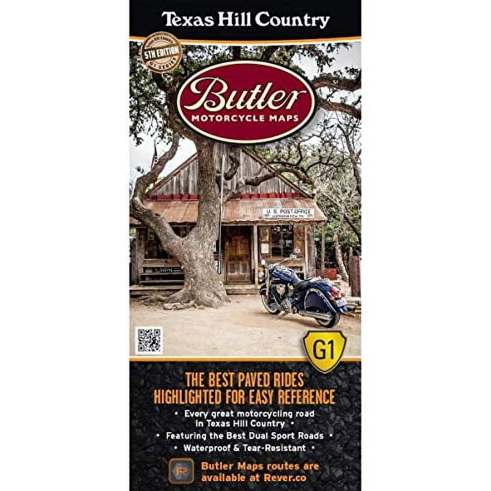 Butler Maps G1 Regional Maps (Texas Hill Country) - Walmart.com