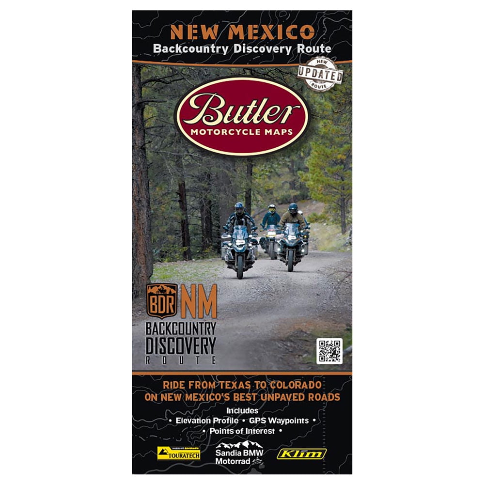 Butler Motorcycle Maps New Mexico Backcountry Discover Route: Dual ...