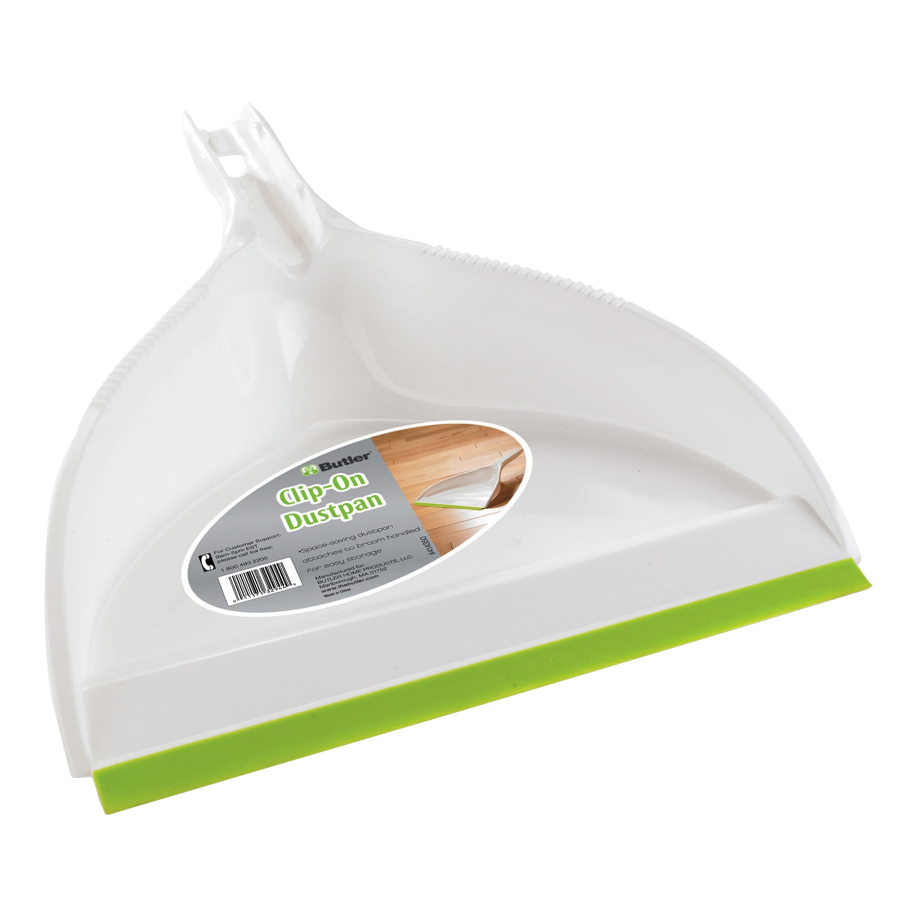 Butler Plastic Clip-On Dust Pan, White - Walmart.com