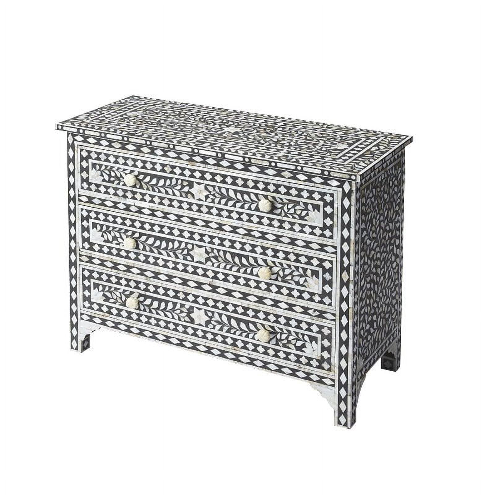 Butler Specialty Bone Inlay Accent Chest In Black Bone Inlay - Walmart.com