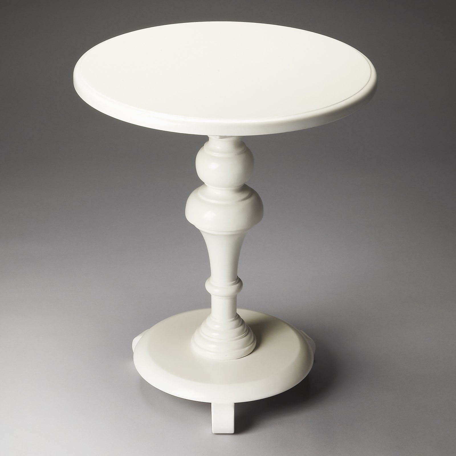 Butler Specialty Butler Loft Nicolet Pedestal Table in Glossy White ...