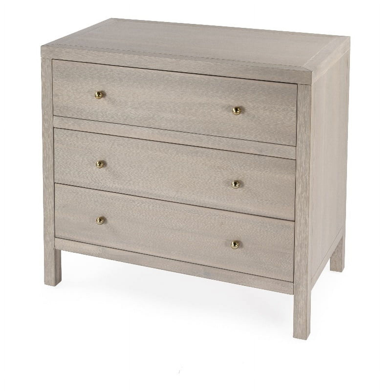 Butler Specialty Company Celine 3 Drawer Wood Dresser - Taupe - Walmart.com