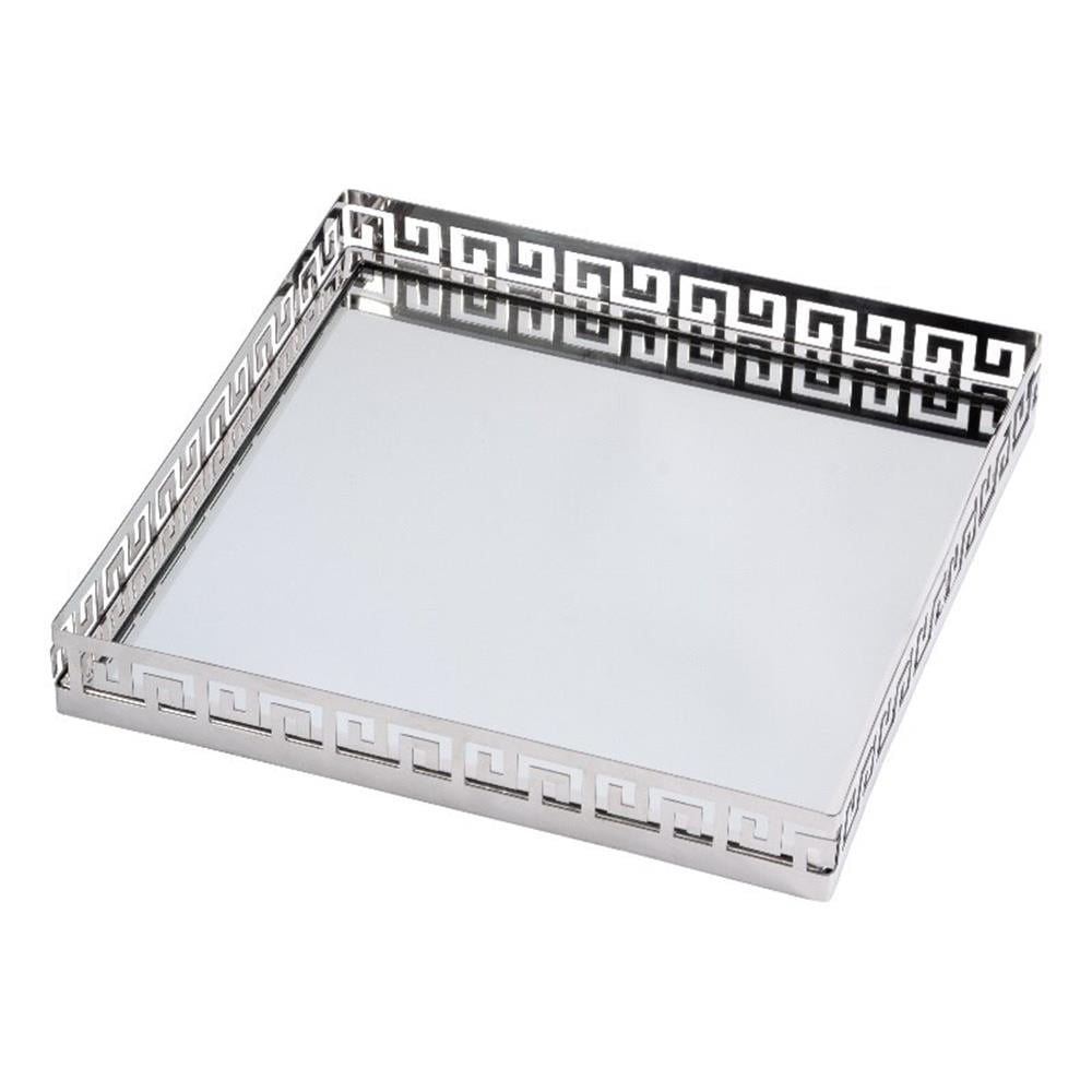 Butler Specialty Company Cleo Square Serving Tray - Polished Silver - Walmart.com