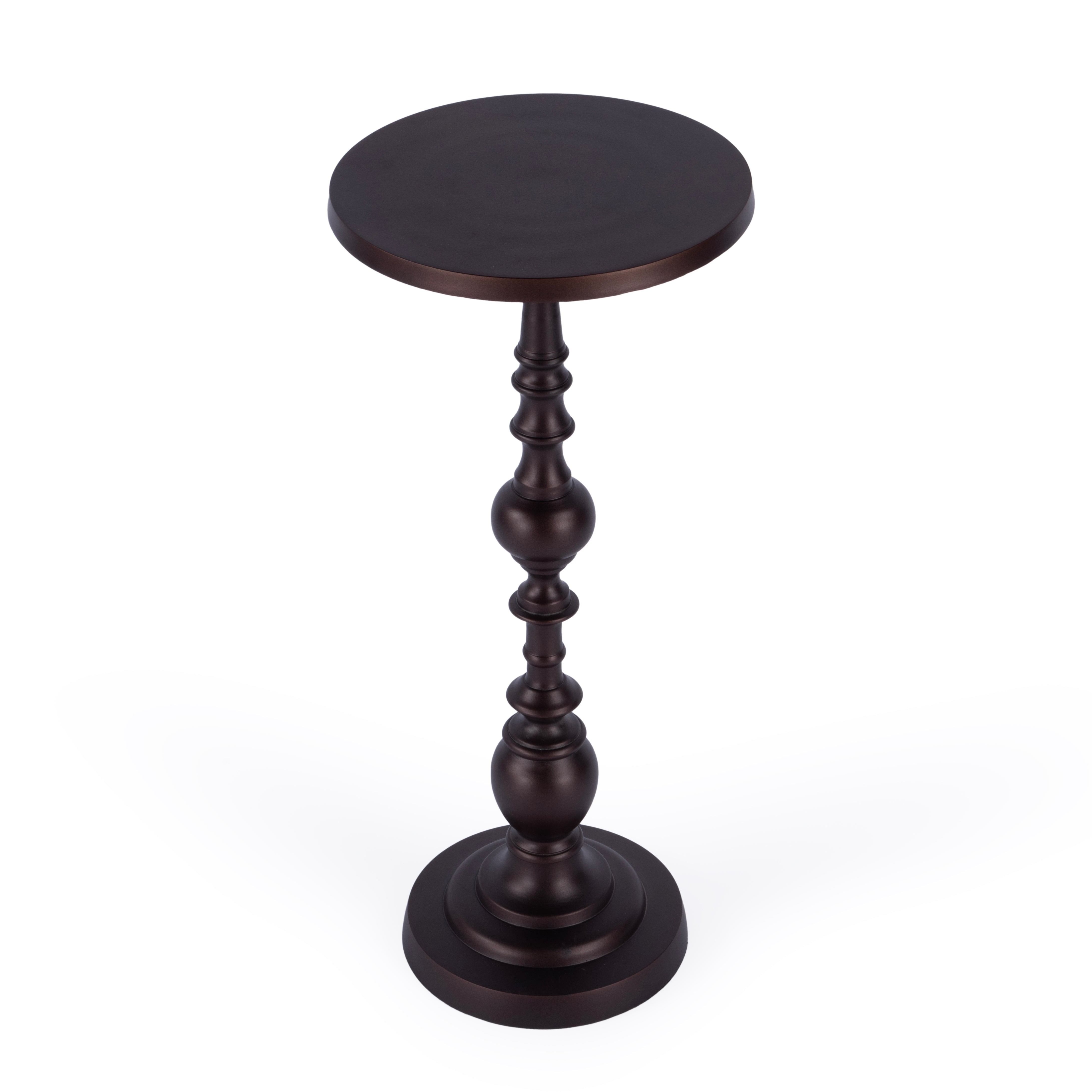 Butler Specialty Company Darien Outdoor Round Pedestal Side Table ...