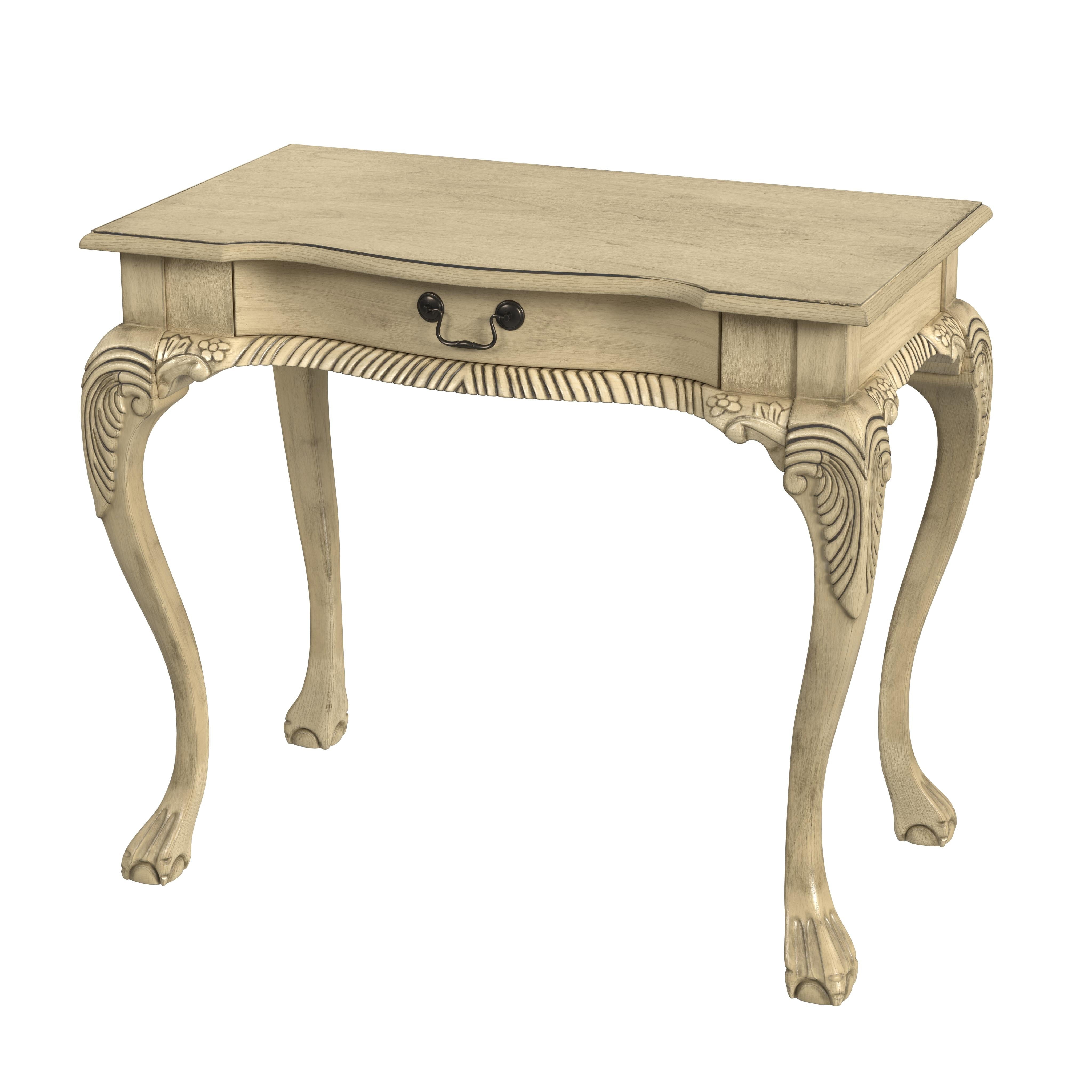 Butler Specialty Company Solid Wood Dupree Writing Desk, Antique Beige ...