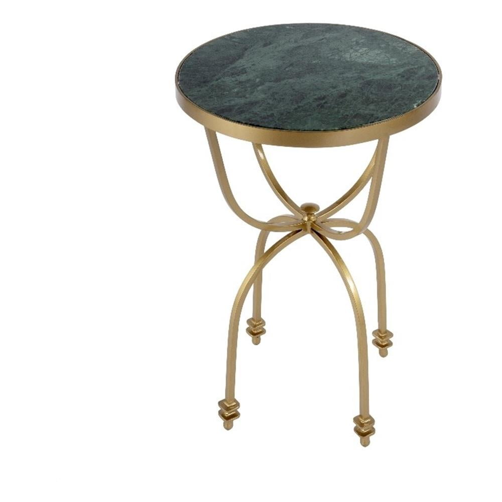 Butler Specialty Company Hager 16 in. W Round Marble Side Table - Green ...