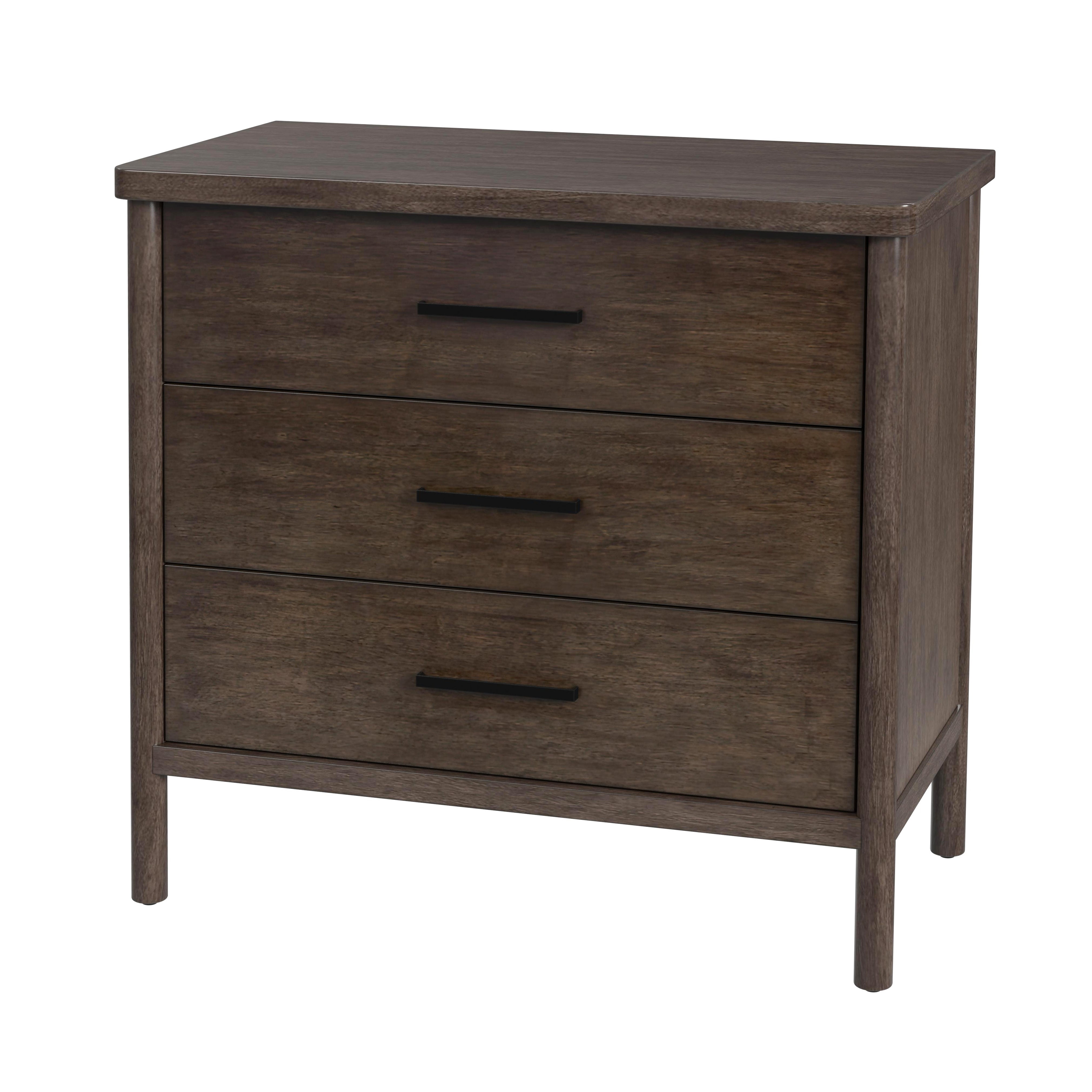 Butler Specialty Company Lennon 3 Drawer Rounded Leg Wood Dresser ...