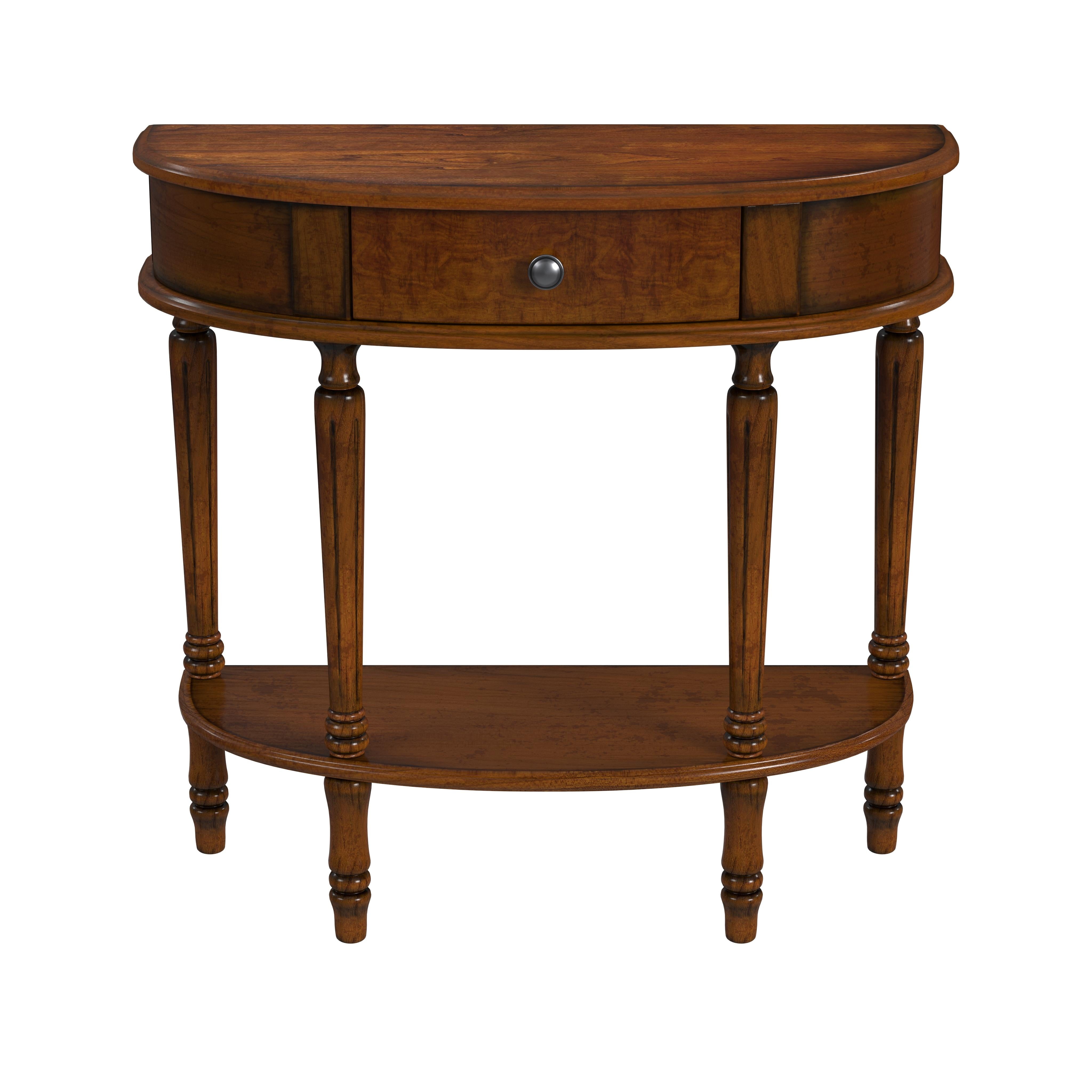 Butler Specialty Company Mozart Wood Demilune Console Table - Antique ...