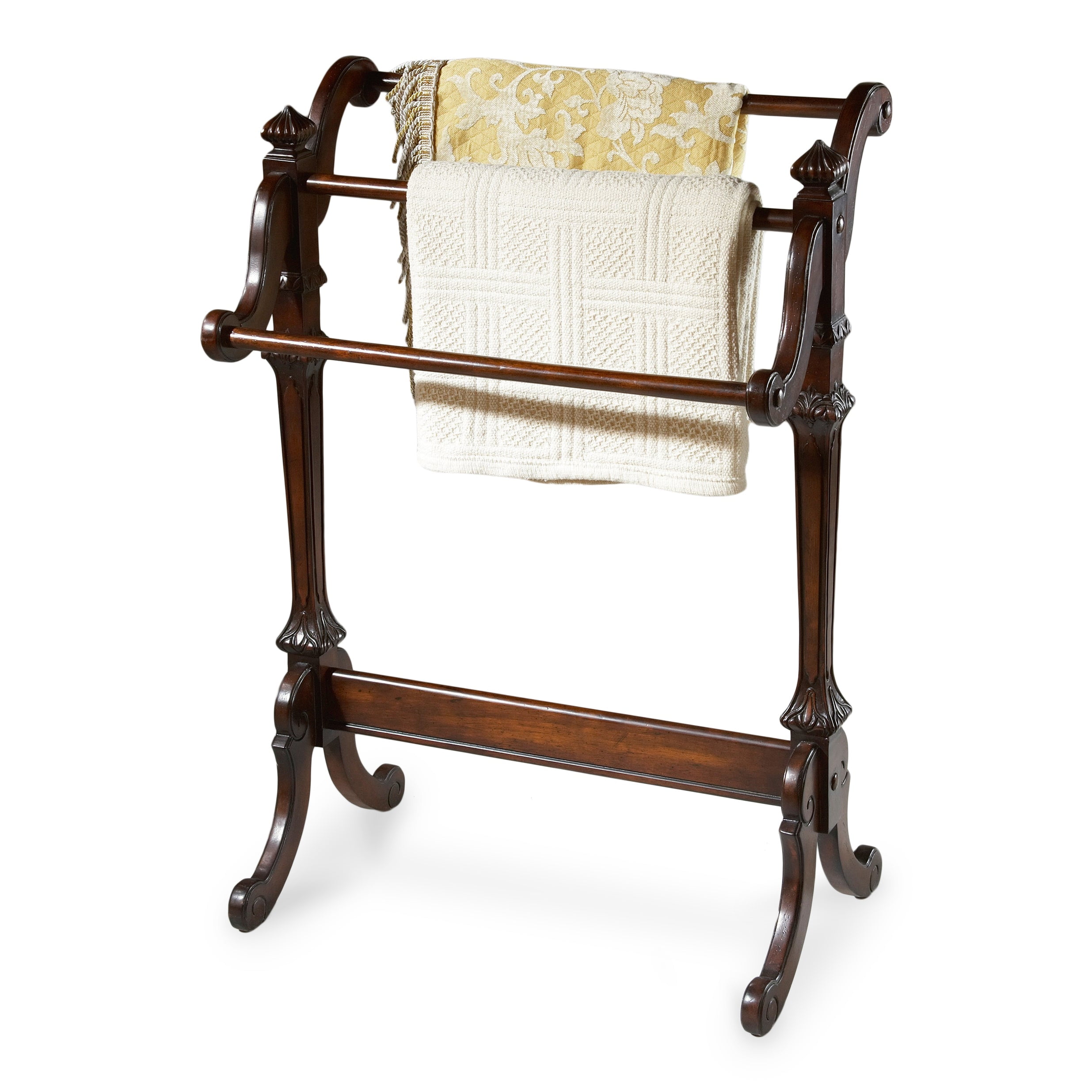 Butler Specialty Company Cherry Wood Blanket and Quilt Rack ...