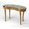 Butler Specialty Heritage Zebra Stripe Top Writing Desk in Light Wood ...