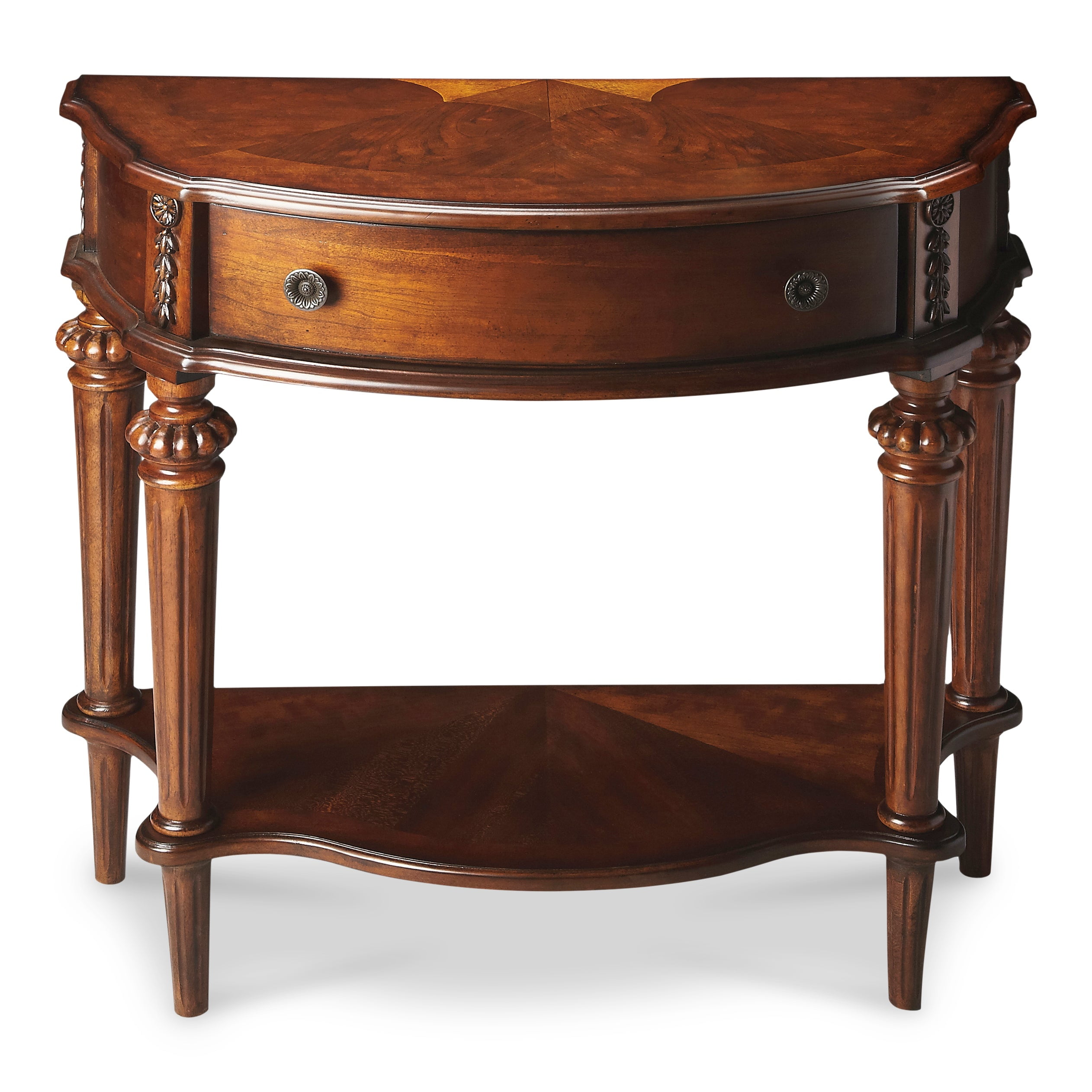 Butler Specialty Masterpiece Demilune Console Table In Nutmeg - Walmart.com
