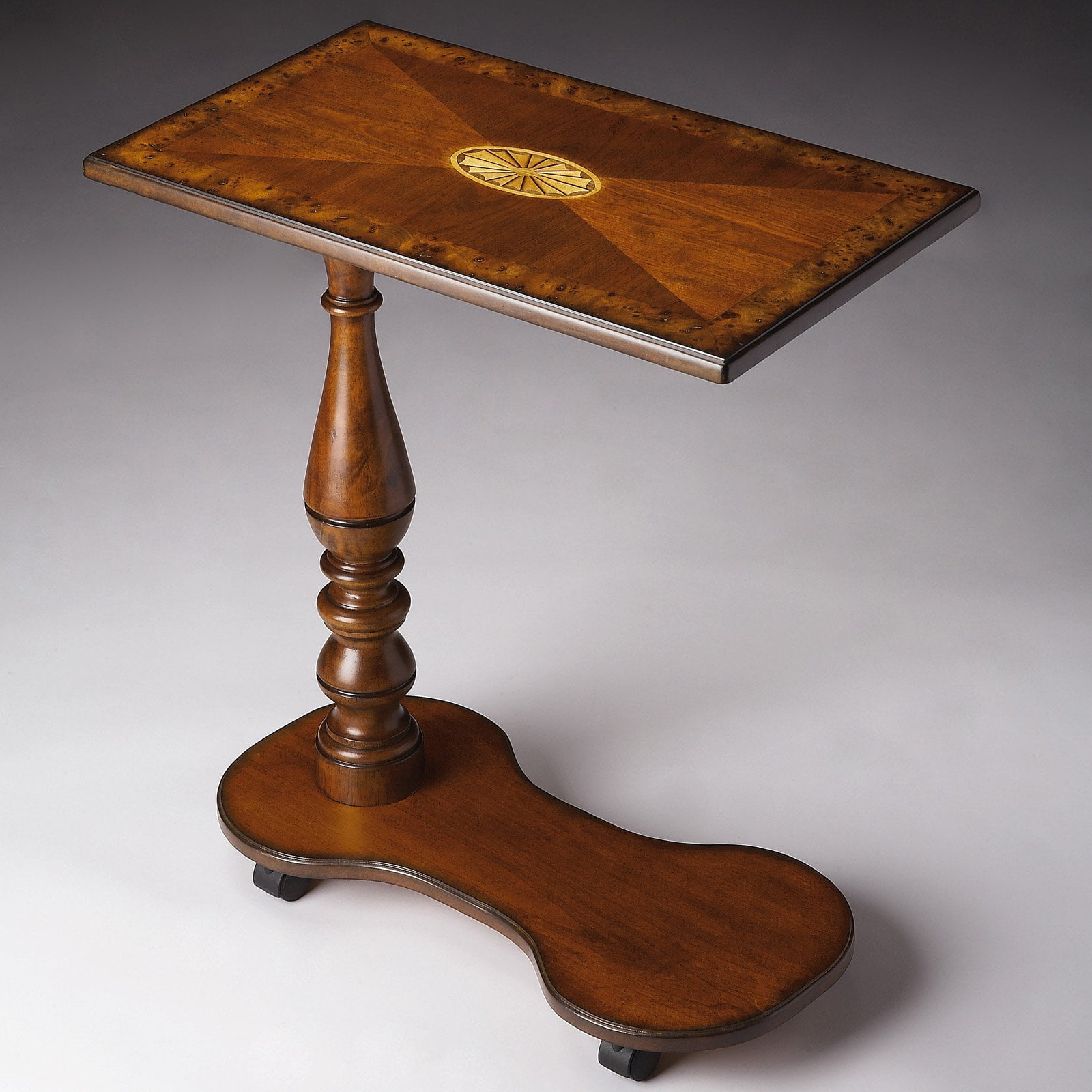 Butler Specialty Mobile Tray Table In Olive Ash Burl - Walmart.com