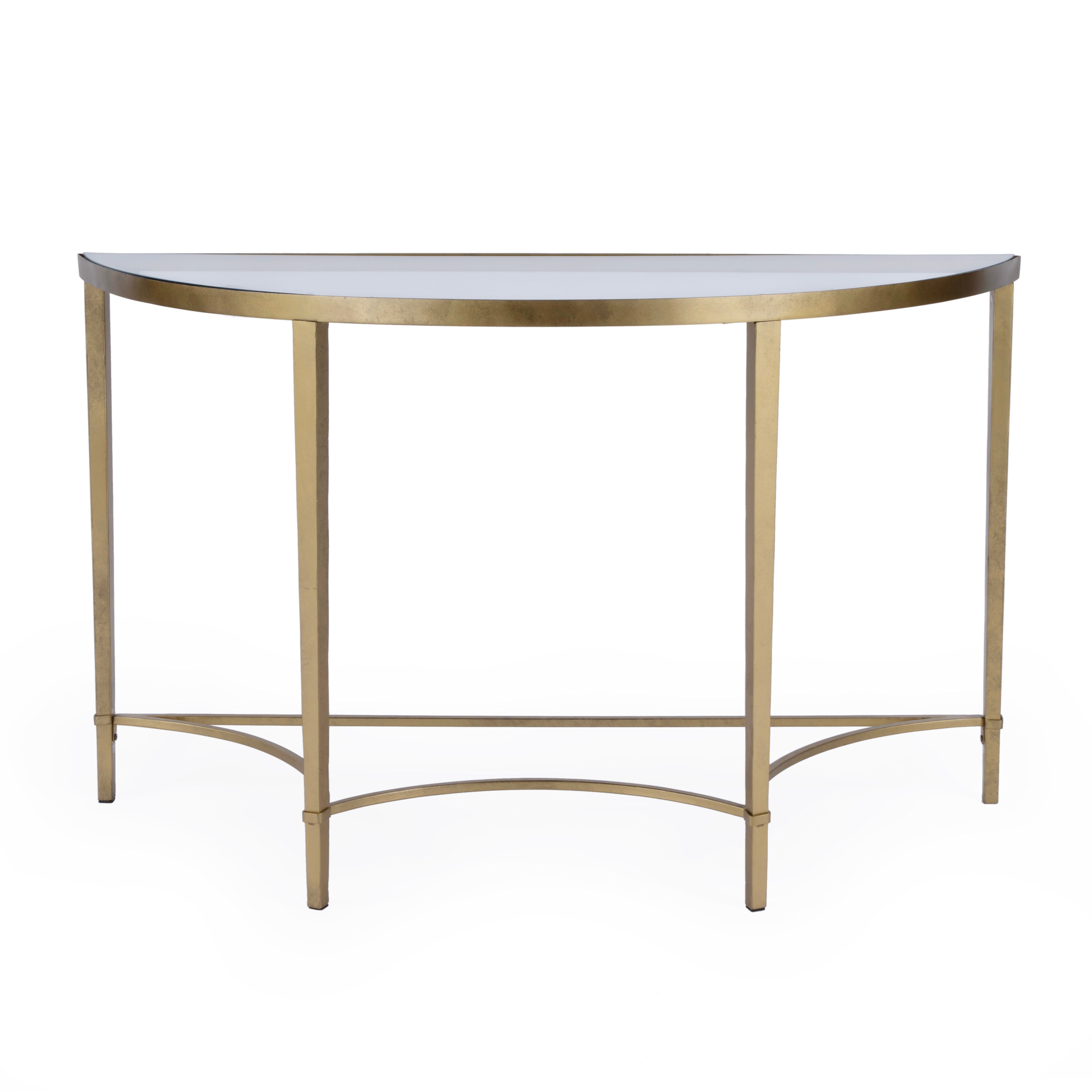 Butler Specialty Monica Gold Demilune Console Table - Walmart.com