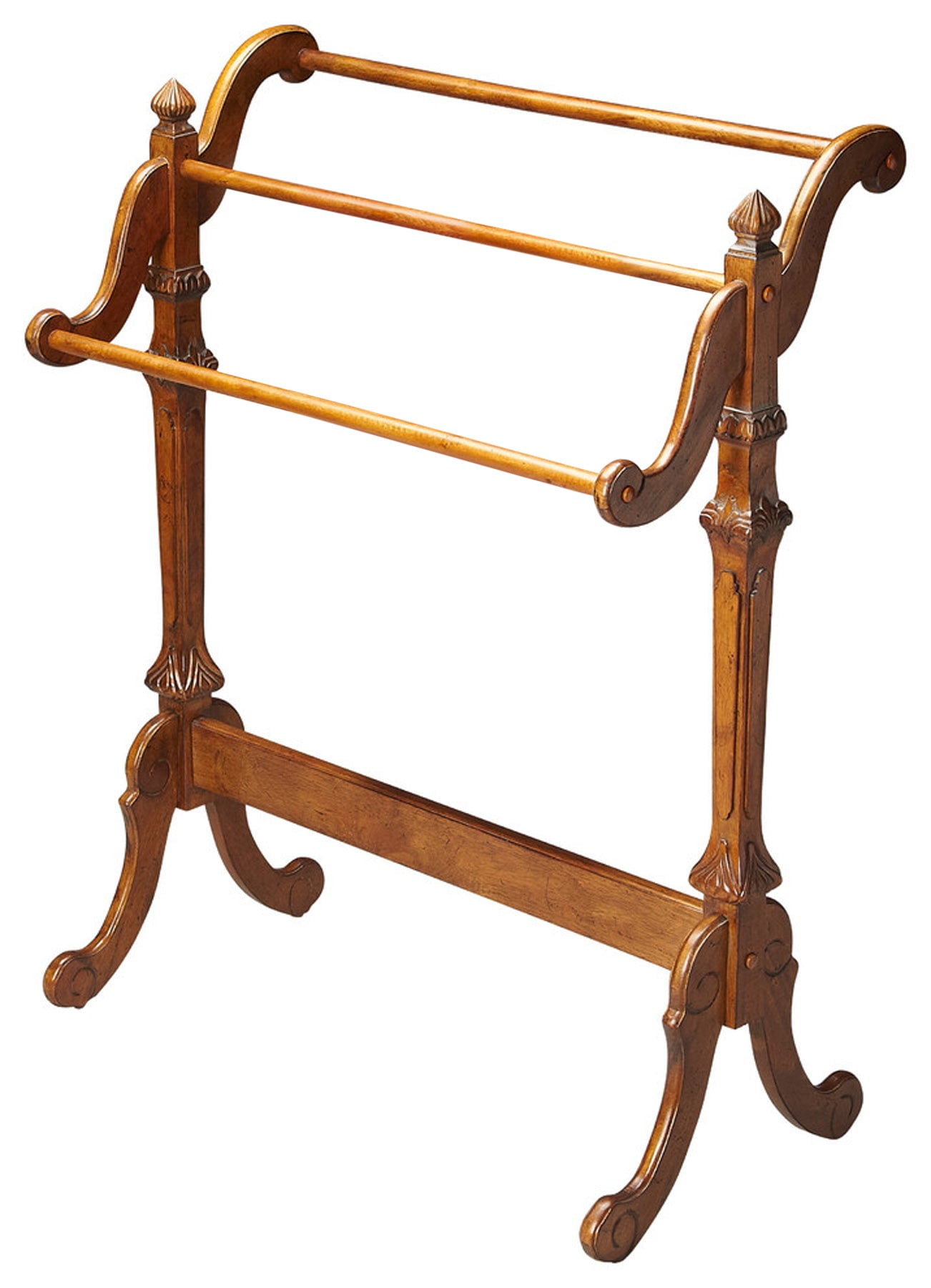 Butler Specialty Newhouse Blanket Stand in Vintage Oak - Walmart.com