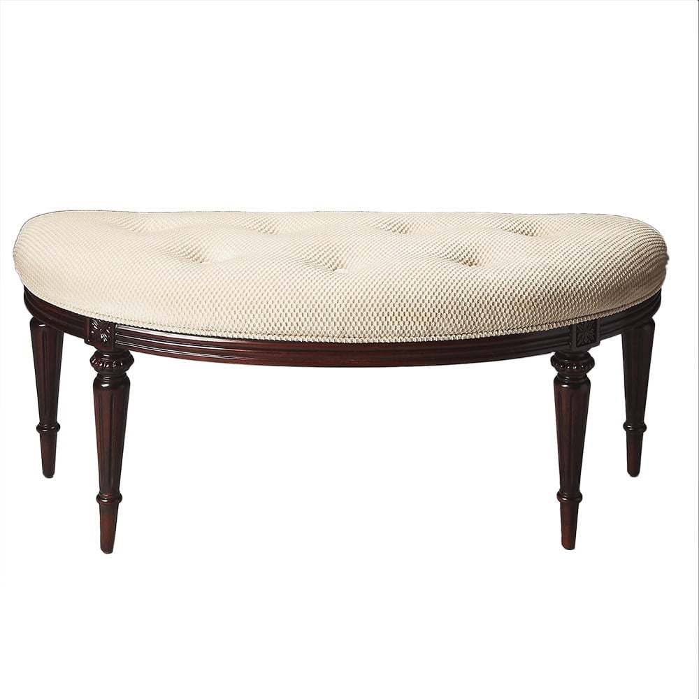 Butler Plantation Cherry Tamara Demilune Bench - Walmart.com