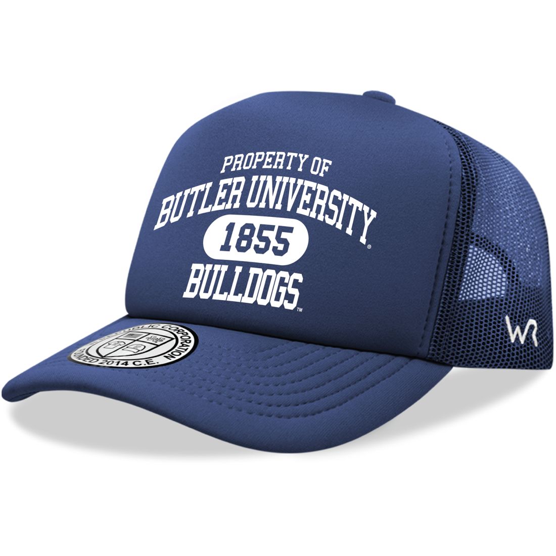 Butler University Bulldog Property Foam Trucker Hats Navy - Walmart.com
