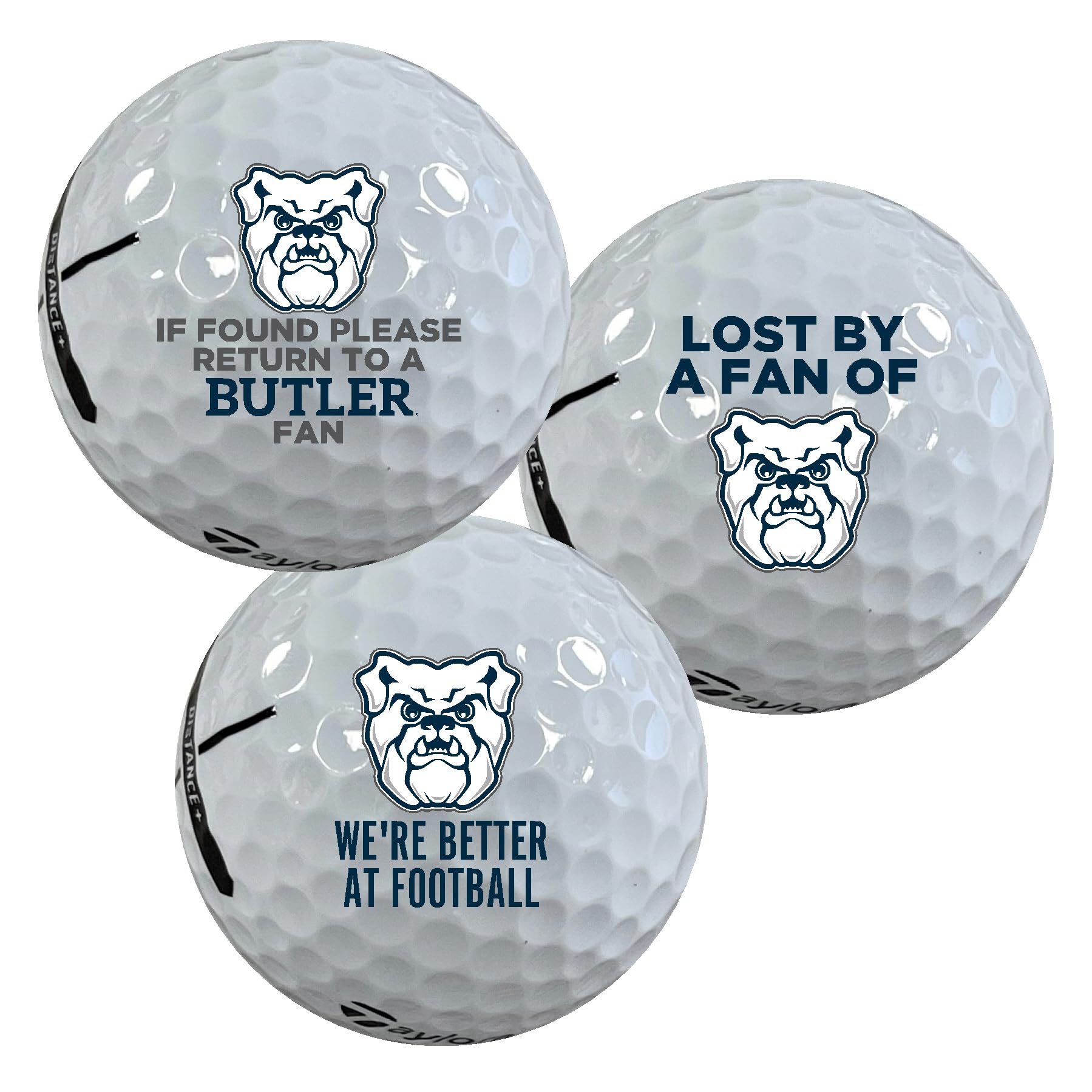 Butler University Bulldogs Edition Funny Taylormade Distance+ Golf ...