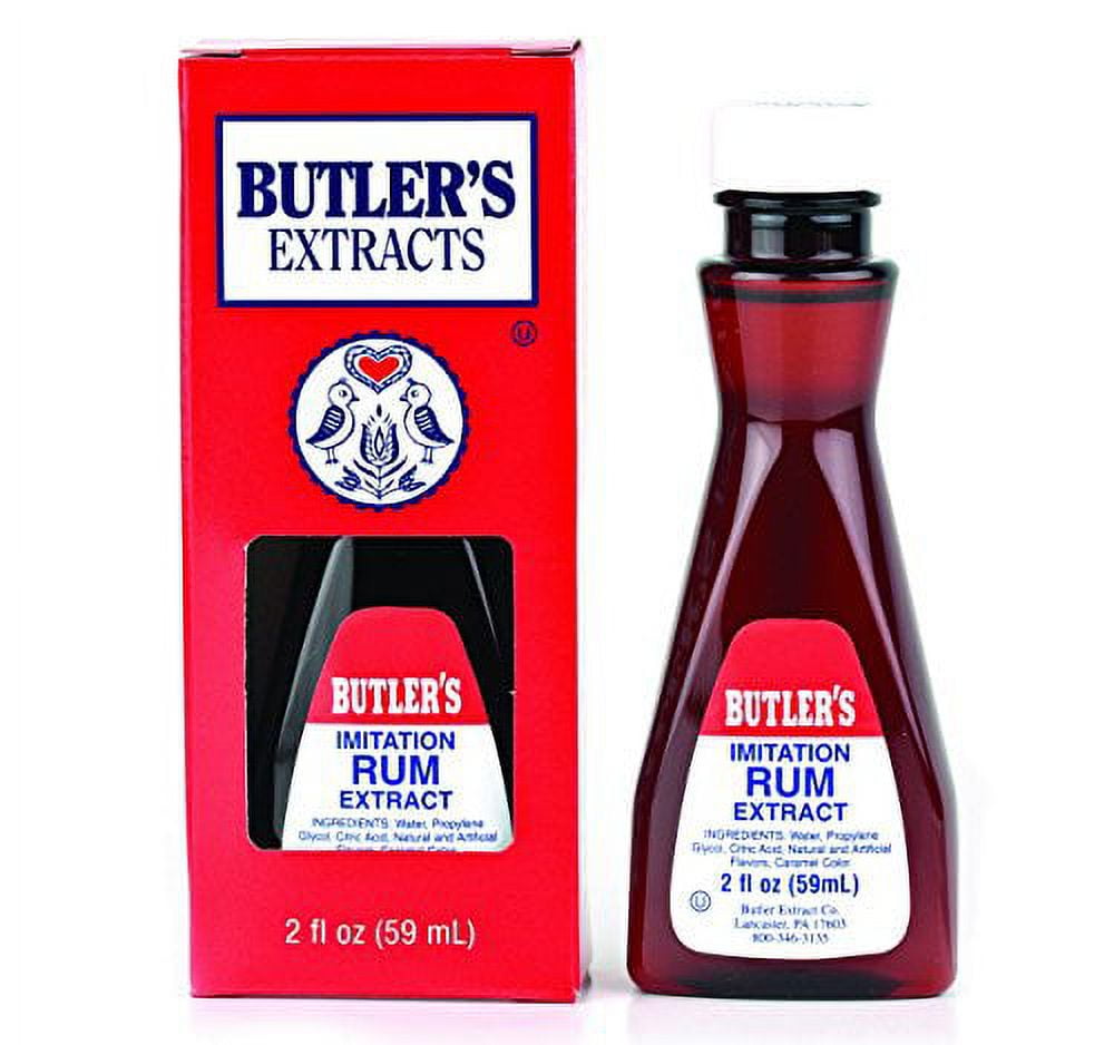 Butler's Imitation Rum Extract, 2 Oz. Bottle (Pack of 4) - Walmart.com