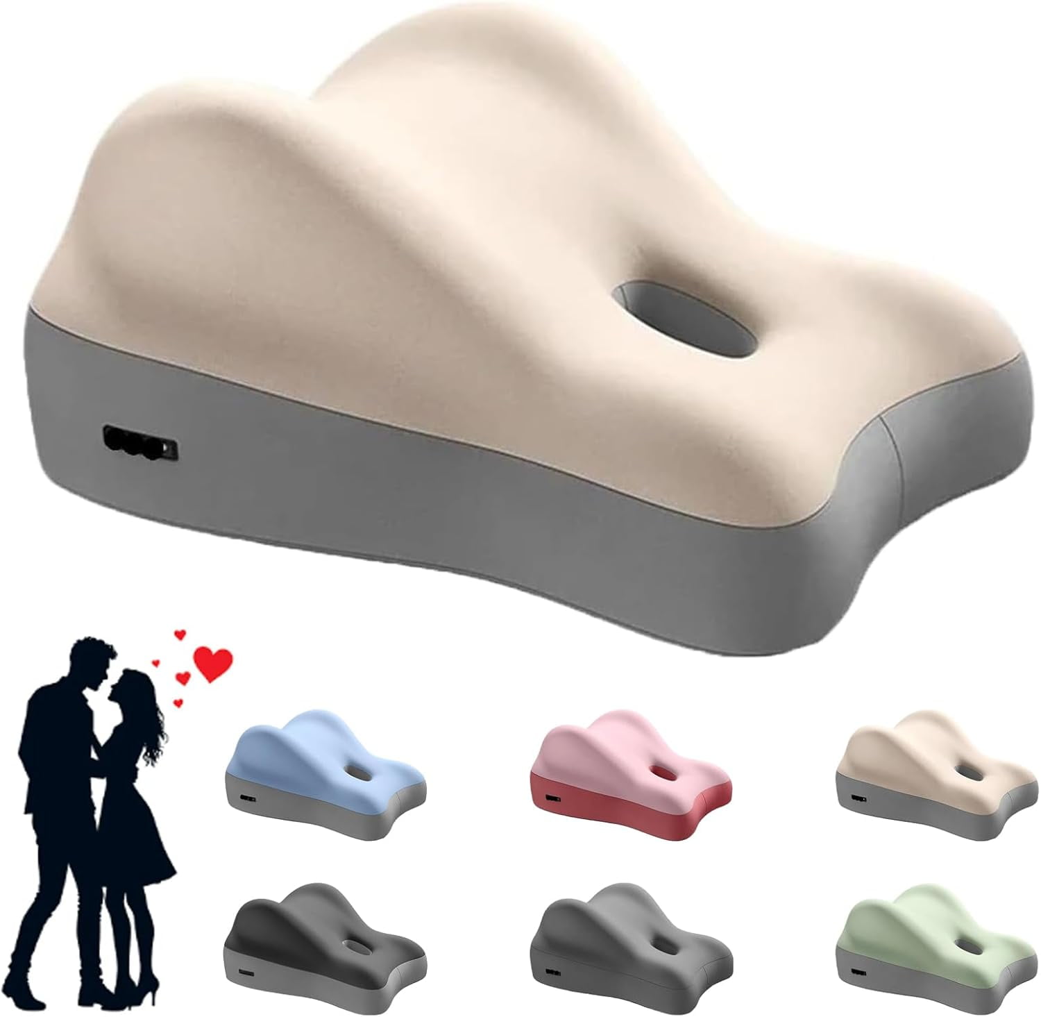 Butt Cushion for Couples, Couples Pillow for Intimacy, Portable Cushion for Intimacy Support ...