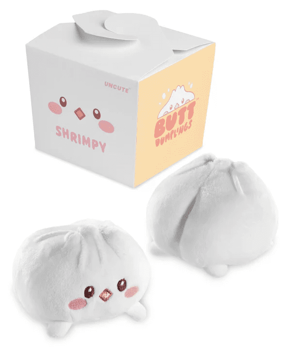Butt Dumpling Plush Toy- The softest plush shrimp dumpling, complete ...
