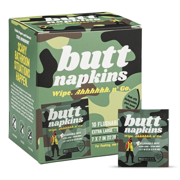 Individually Wrapped Wipes Flushable