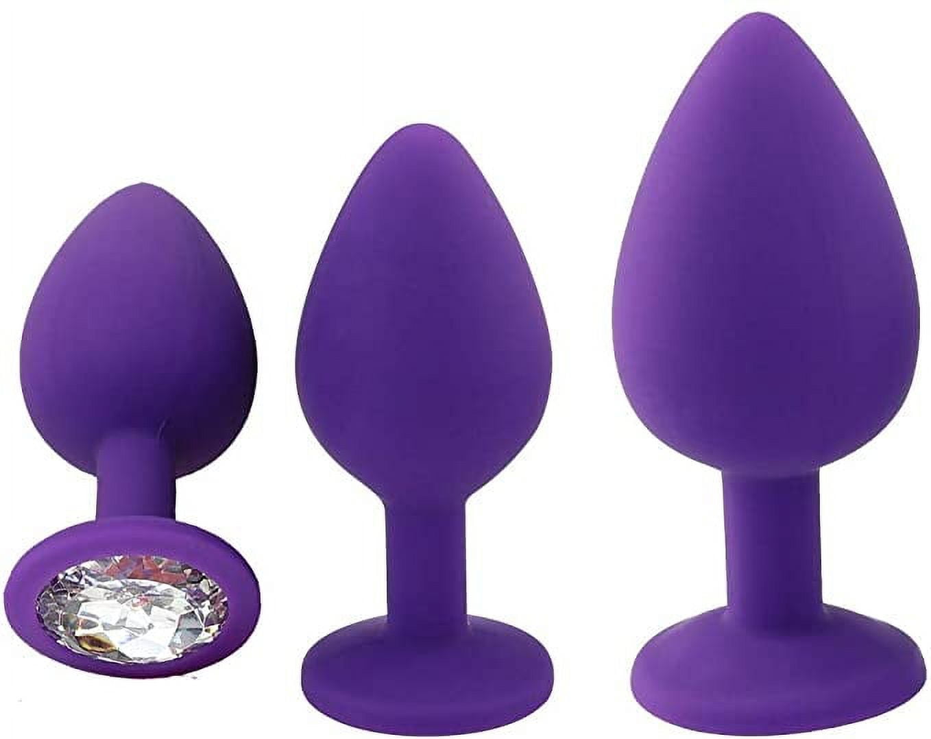 Butt Plug 3pcs Anal Plug Set Prostate Massagers Personal Anus Dilator Kit Sexual Wellness