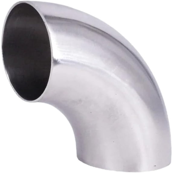 Butt Weld Elbow, 90 Degree, 304/316L Stainless, Sanitary, 12.7 to 52mm ...