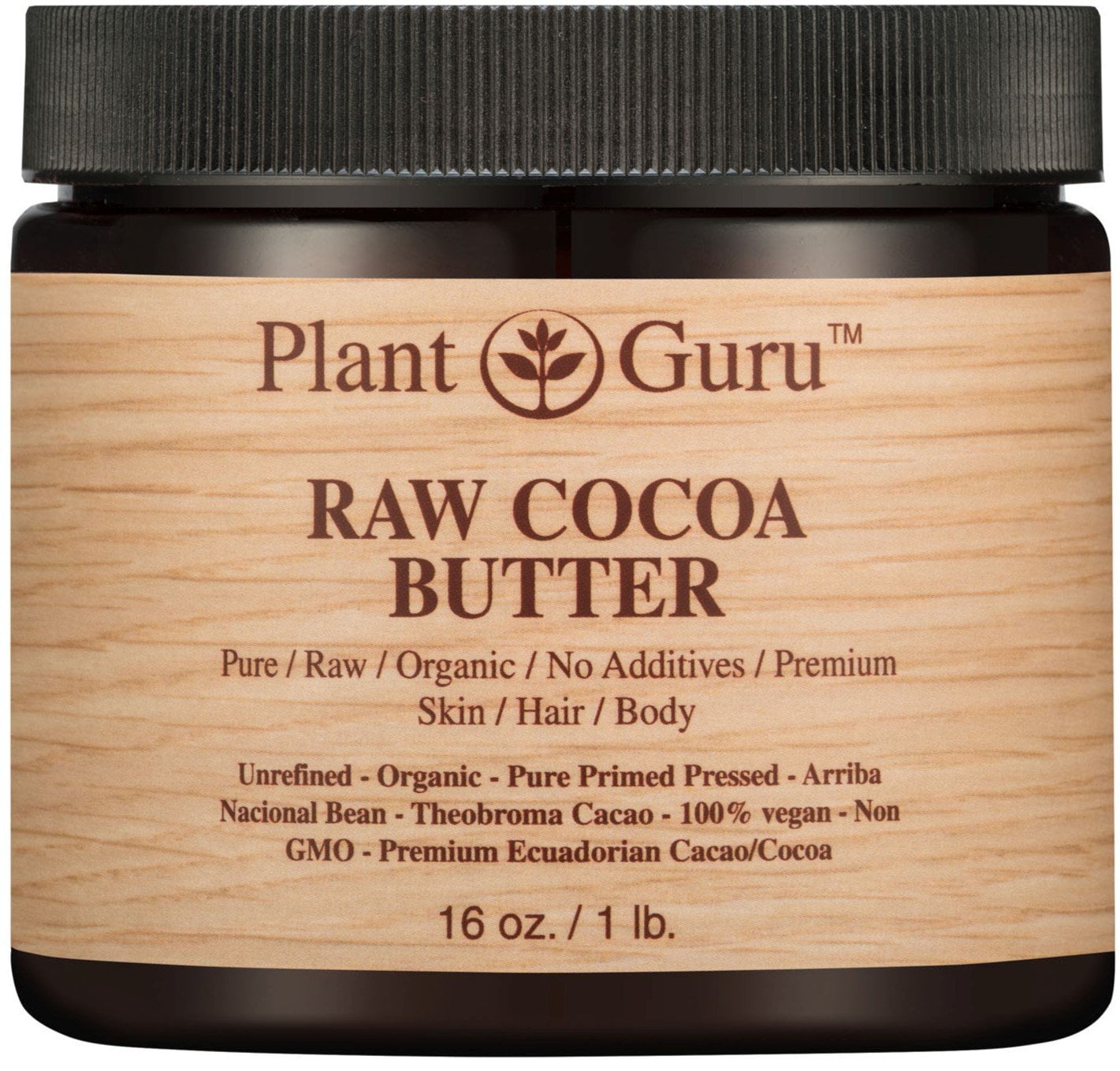 Butter 16 oz. / 1 lb. 100% Pure Natural Cold Pressed. Skin Body and ...