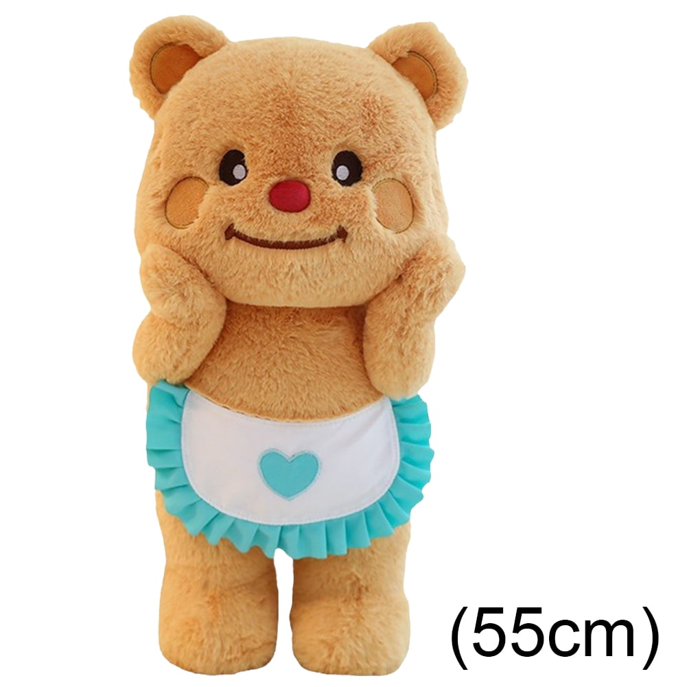 Butter Bear Plush Doll Cute Apron Dressing Bear PP Cotton Sleeping ...