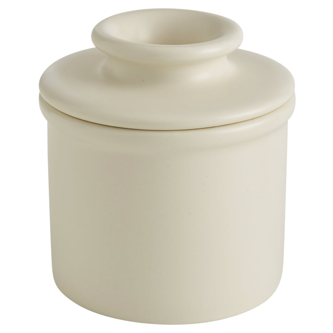 Butter Bell, Crock, Classic Ivory Matte Ceramic Butter Holder with Lid ...