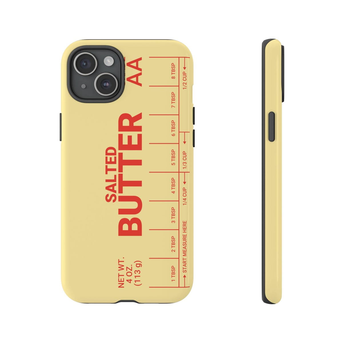 Butter Block Retro Food Humor Tough Phone Case 17 16 15 14 13 12 11 Pro ...