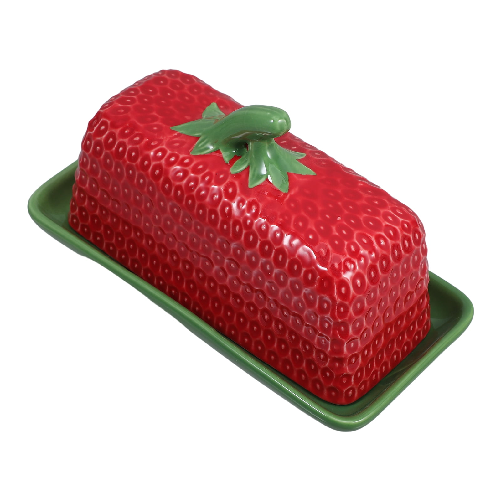 Vintage Ceramic Butter Box with Cover Elegant Butter Storage Container ...