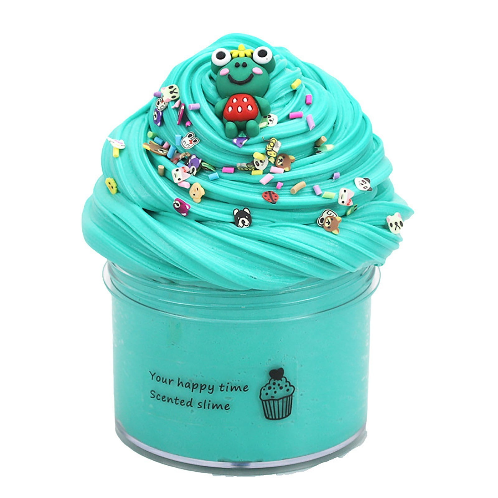 Butter Cake Slime - Turquoise, Scented and Stretchy Sludge Toy, Party ...