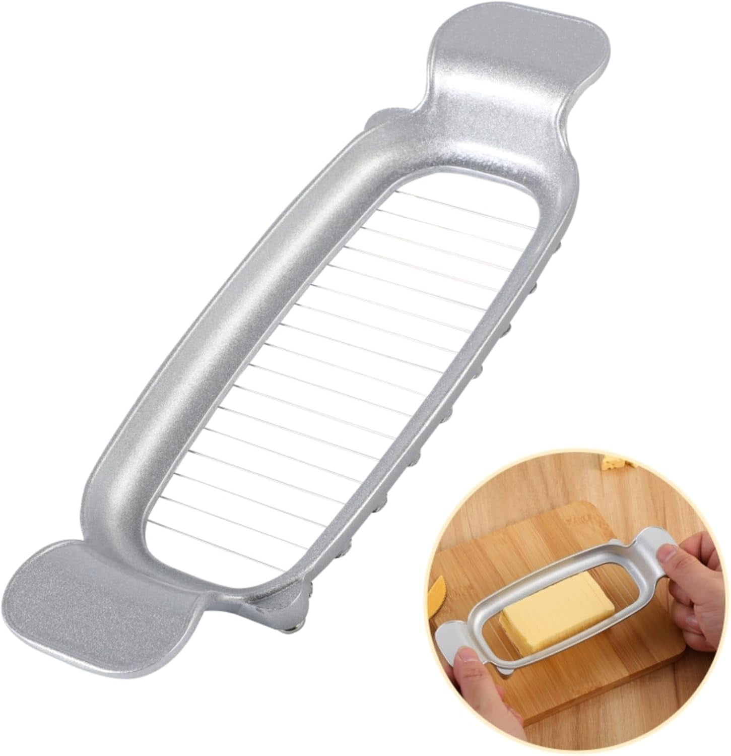 Butter & Cheese Slicer Cutter，Suitable for Block Cheese, Butter, and ...