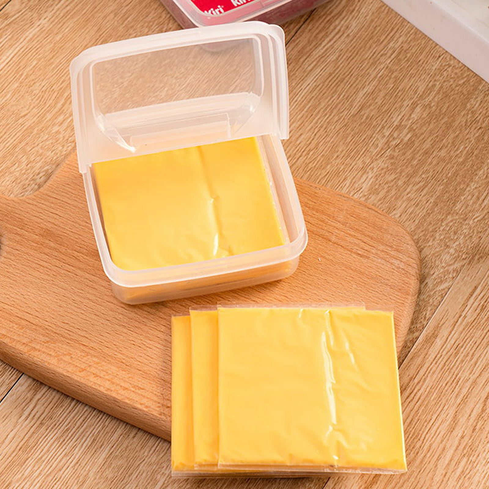 Butter Cheese Storage Box Portable Refrigerator Fresh-keeping Organizer ...