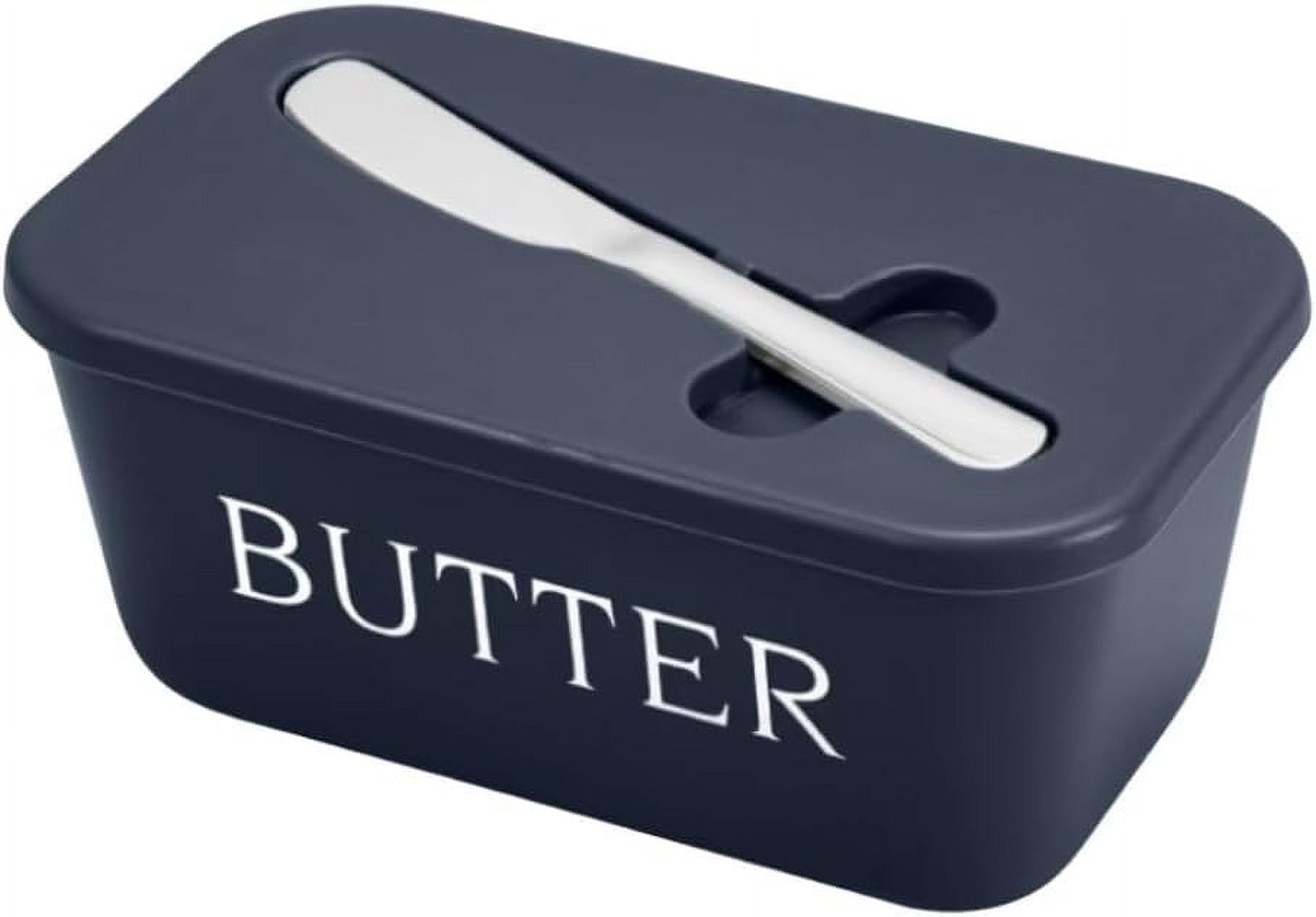 Butter Cheese Storage Dish Airtight Plastic Container with Lid ...