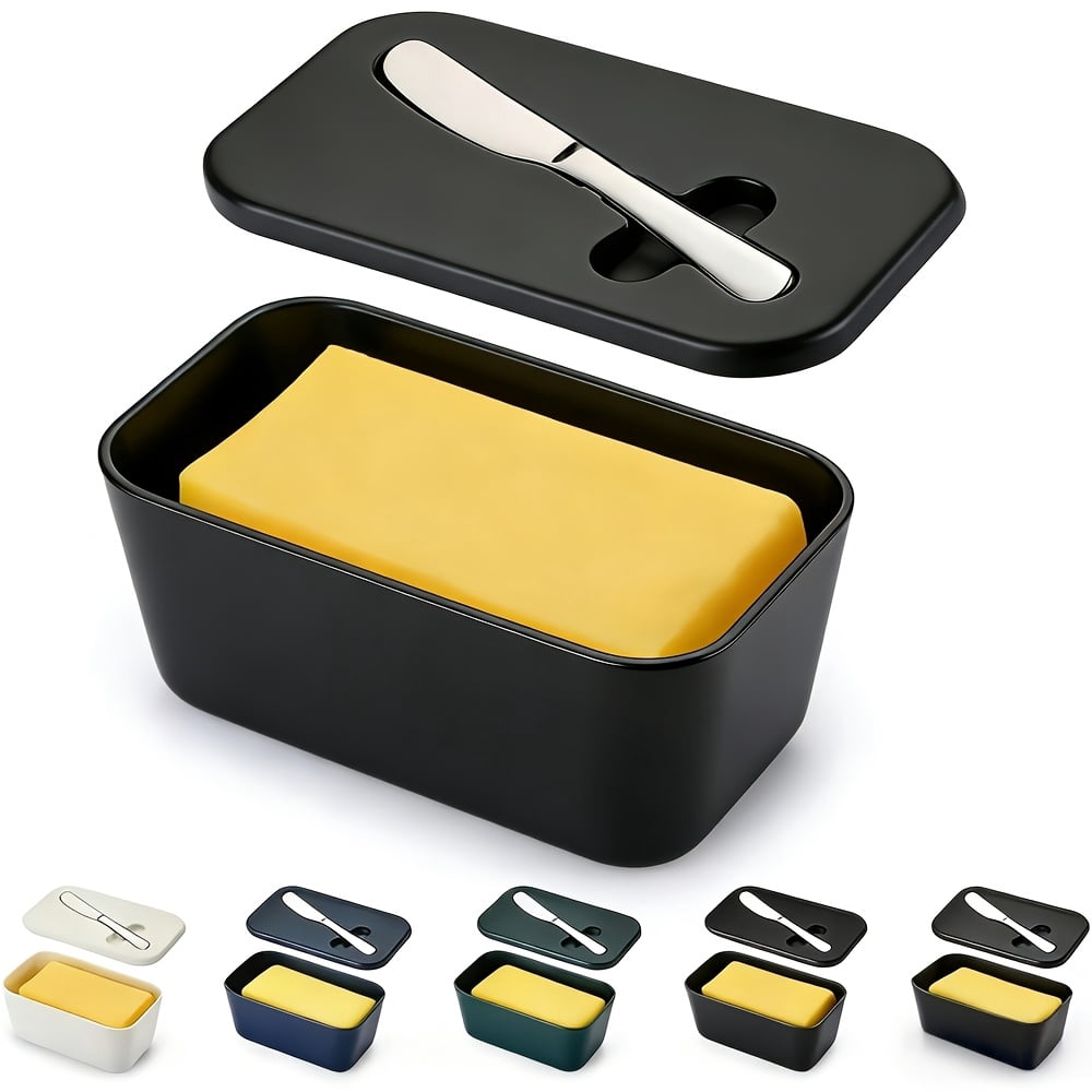 Butter Container with Knife, Lightweight & Easy to Clean, Butter ...