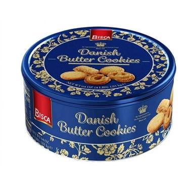 Jacobsens Original Danish Butter Cookies, 2 Pack, 3.53 lb. Premium Tin ...