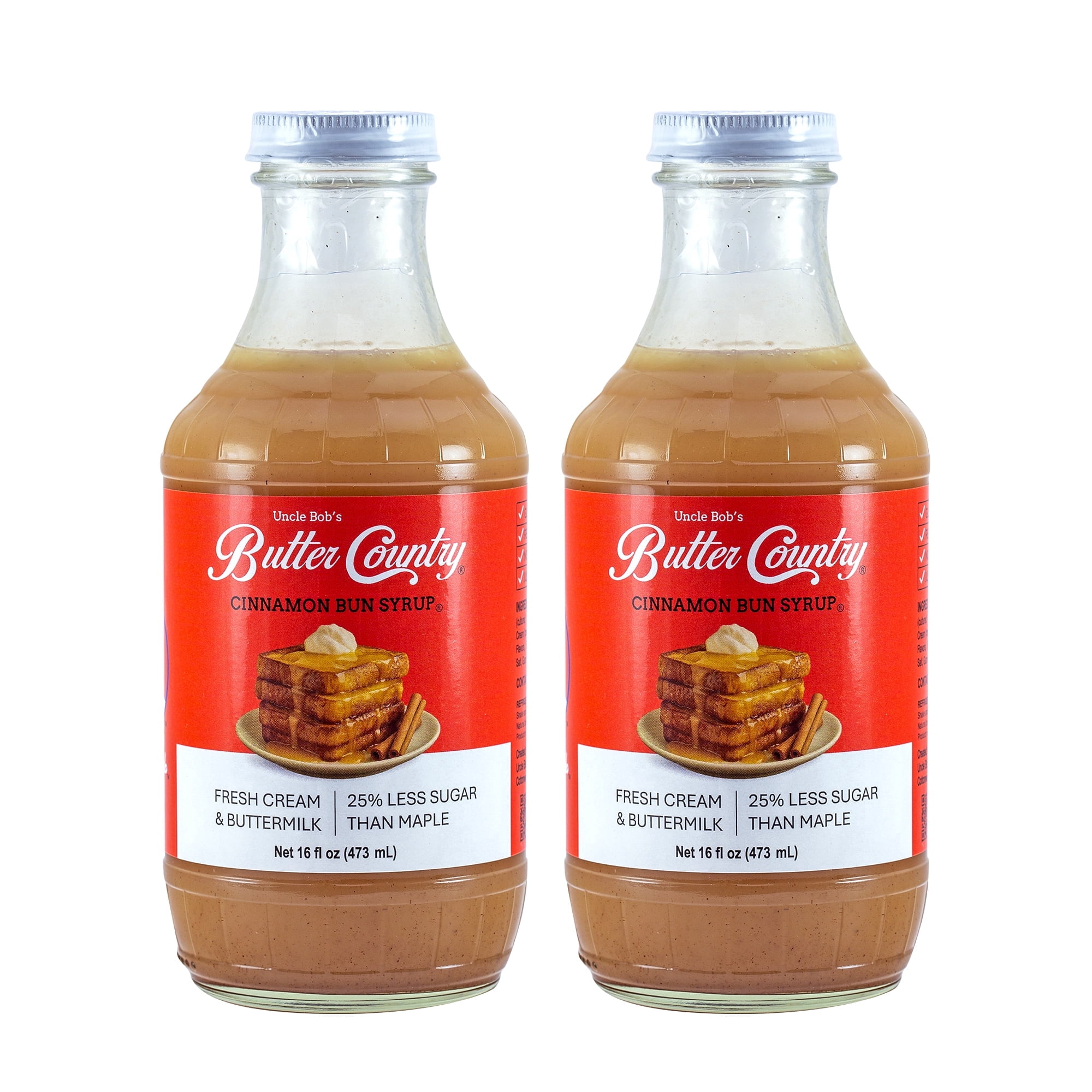 Butter Country Rich and Creamy Buttermilk Syrup | Cinnamon Bun Flavor ...