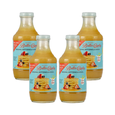 Butter Country Rich and Creamy Buttermilk Syrup | Peaches & Cream ...